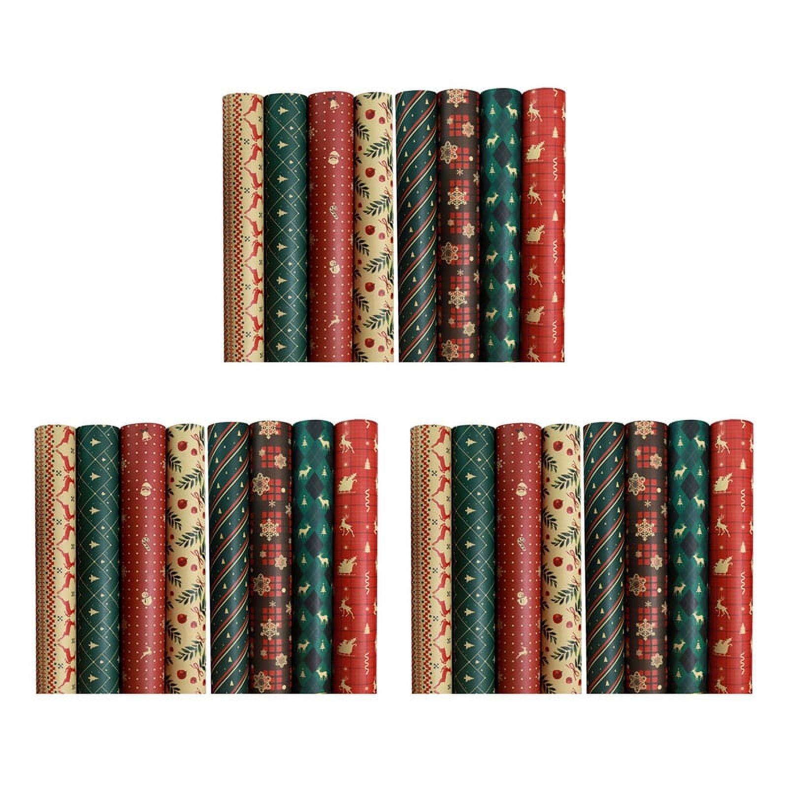 Wrapping Paper Sheets,for Christmas Birthday Wrapping Paper Set of 24 ...