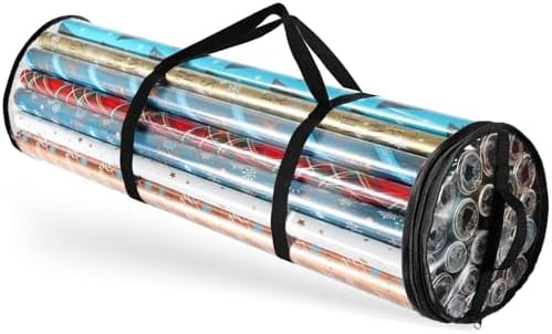 Wrapping Paper Storage Container - Clear Wrapping Paper Holder Fits Up ...