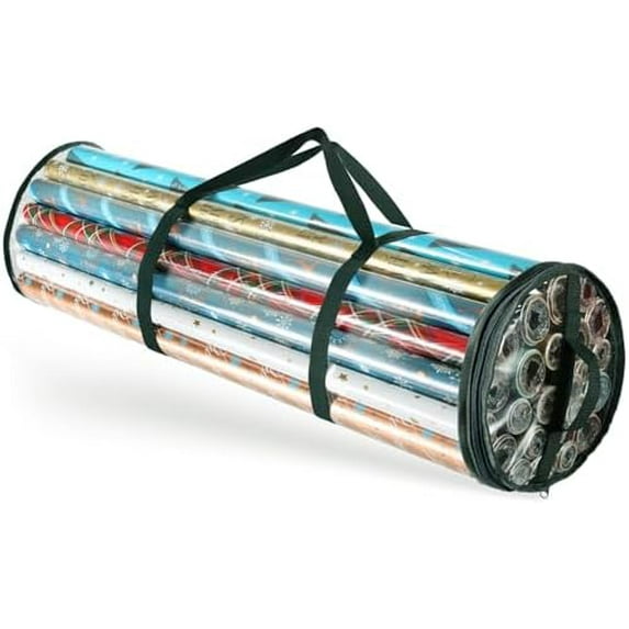 Wrapping Paper Storage Container - Clear Wrapping Paper Holder Fits Up ...