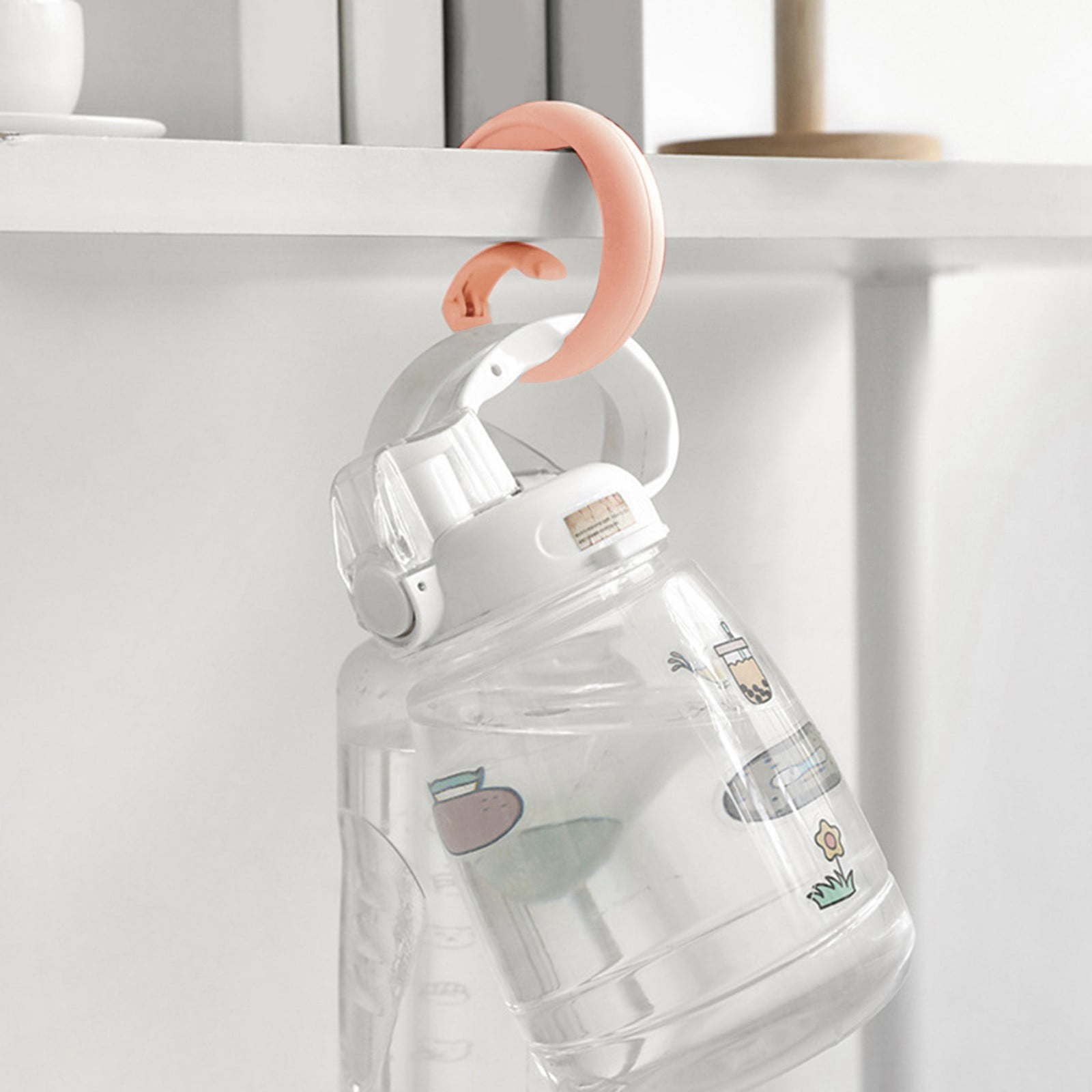 Wrapping Paper Storage Wall Desk Side Bag Hook Punching Student Desk ...