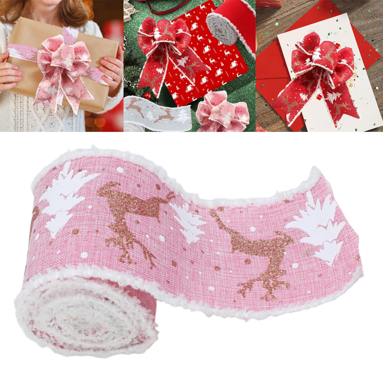 Wrapping Ribbon,Christmas Ribbon Crafts Gift Wrapping Decoration,2m ...