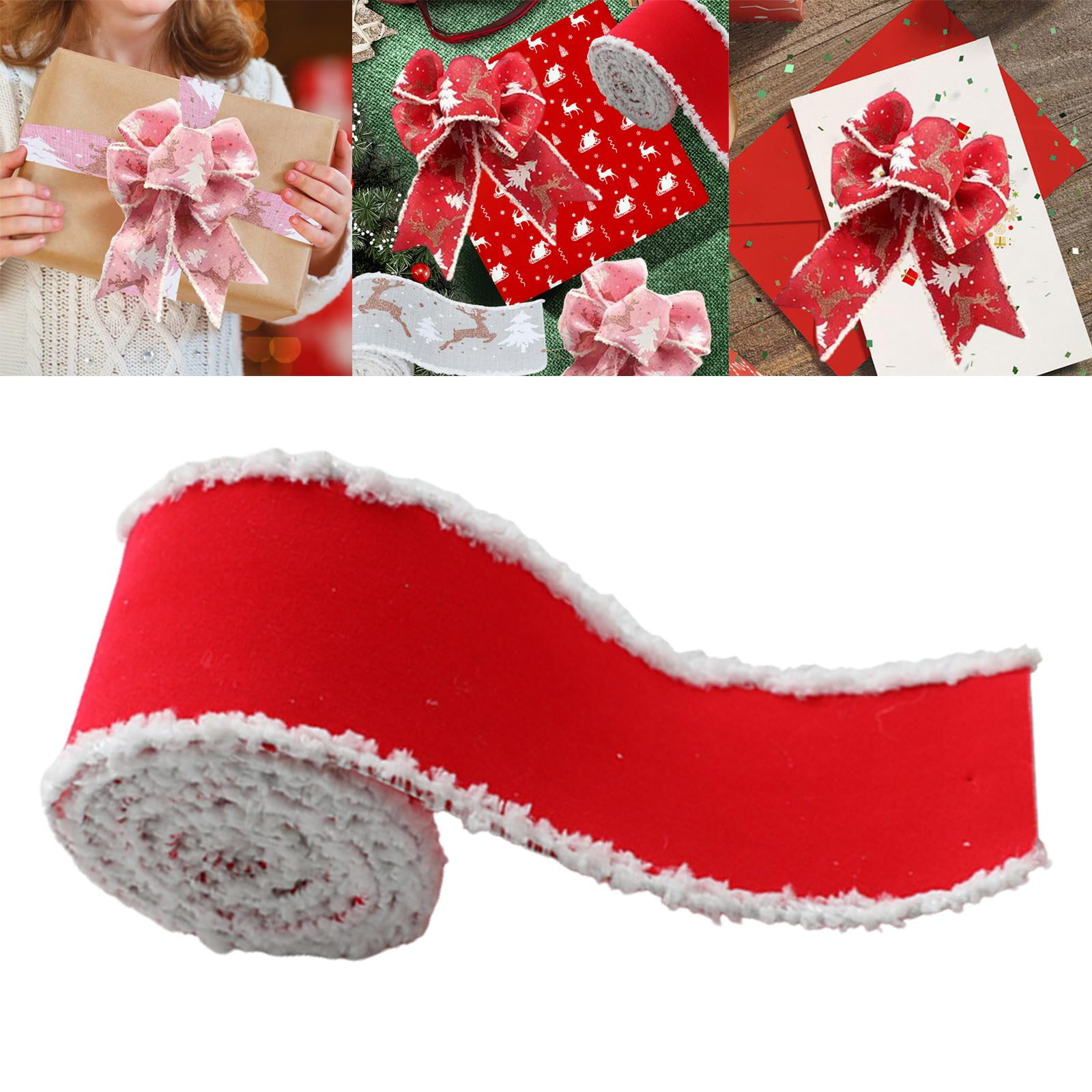 Wrapping Ribbon,Christmas Ribbon Crafts Gift Wrapping Decoration,2m ...
