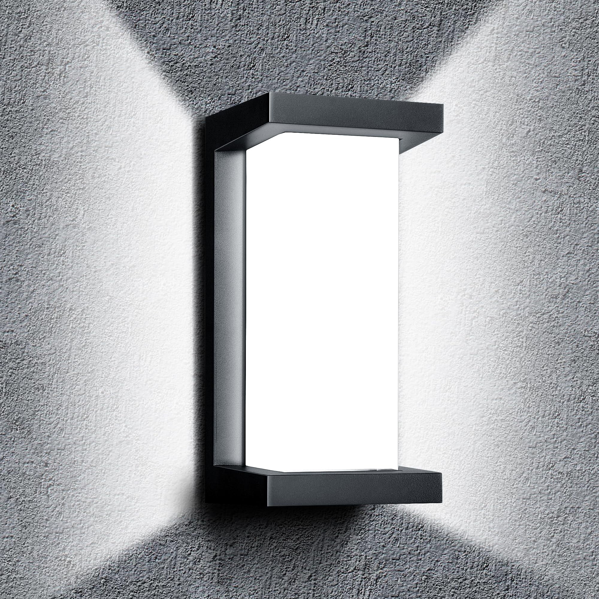 Wrasse Porch Lights Outdoor Waterproof 2000LM 20W Modern Exterior Neutral White Lighting ...