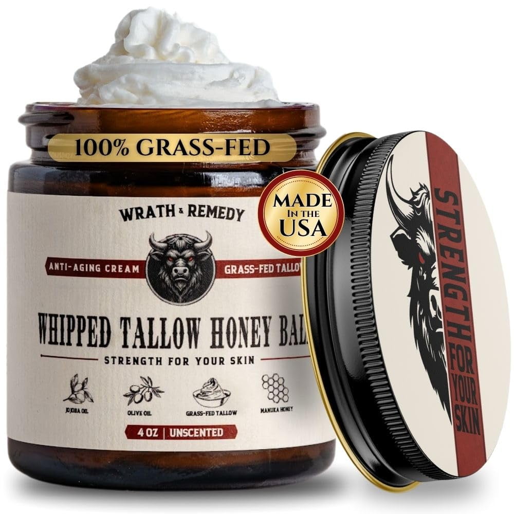 Wrath & Remedy Handmade IRF13 Whipped Organic Beef Tallow 4 OZ ...