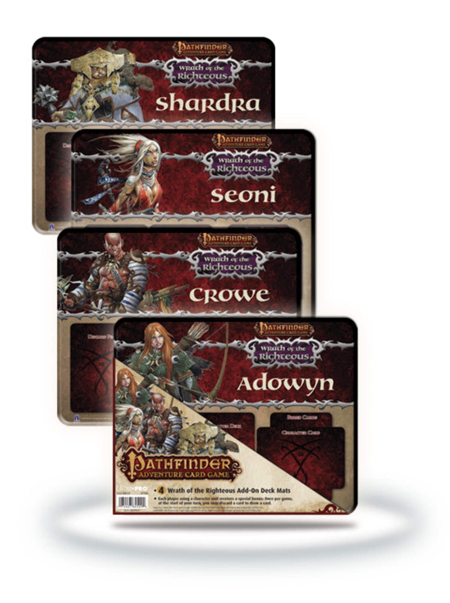 Wrath of the Righteous Expansion Mini Mats (4ct) for Pathfinder ...