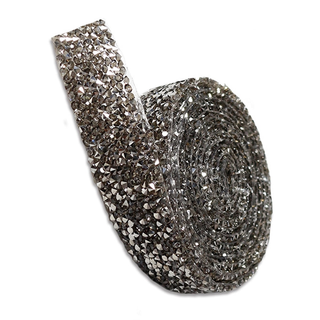 Wrea Bling Stickers Tape Trim Resin Crystal Decoration Applique Craft ...