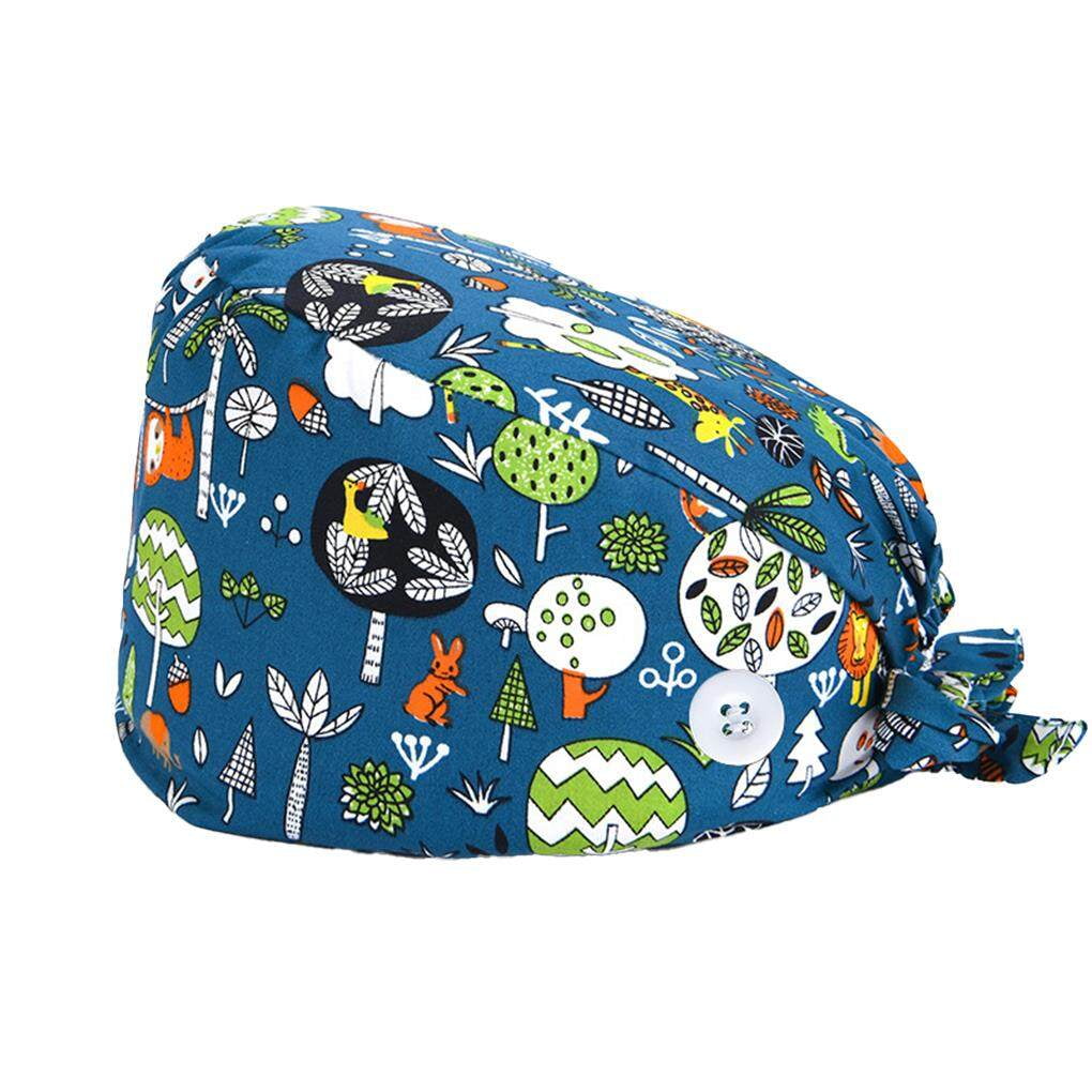 Wrea Cotton Operating Hats Nurses Gourd-shaped Dull Polish Assorted ...
