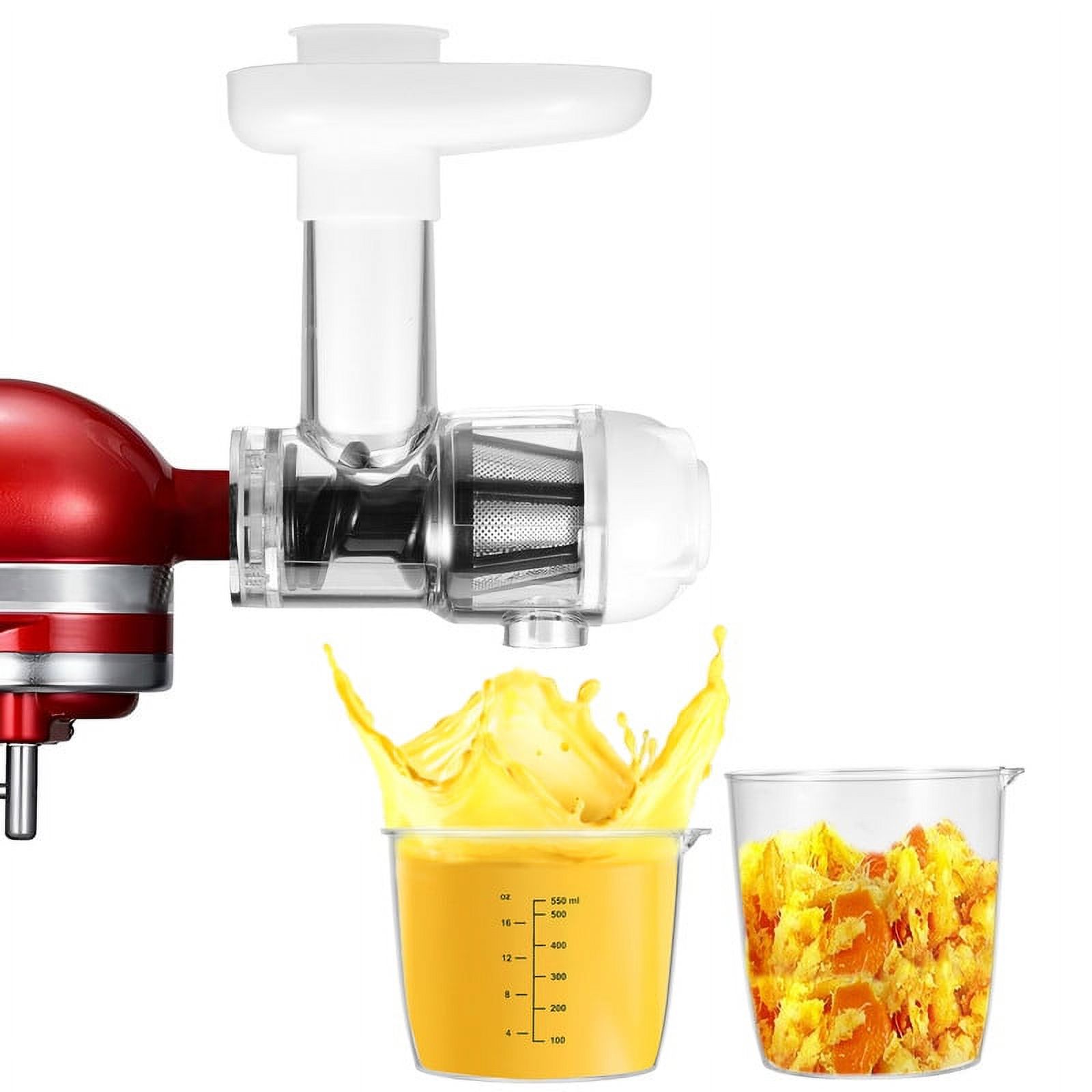 KitchenAid KSM1JA Masticating Juicer and Sauce Attachment Silver ...