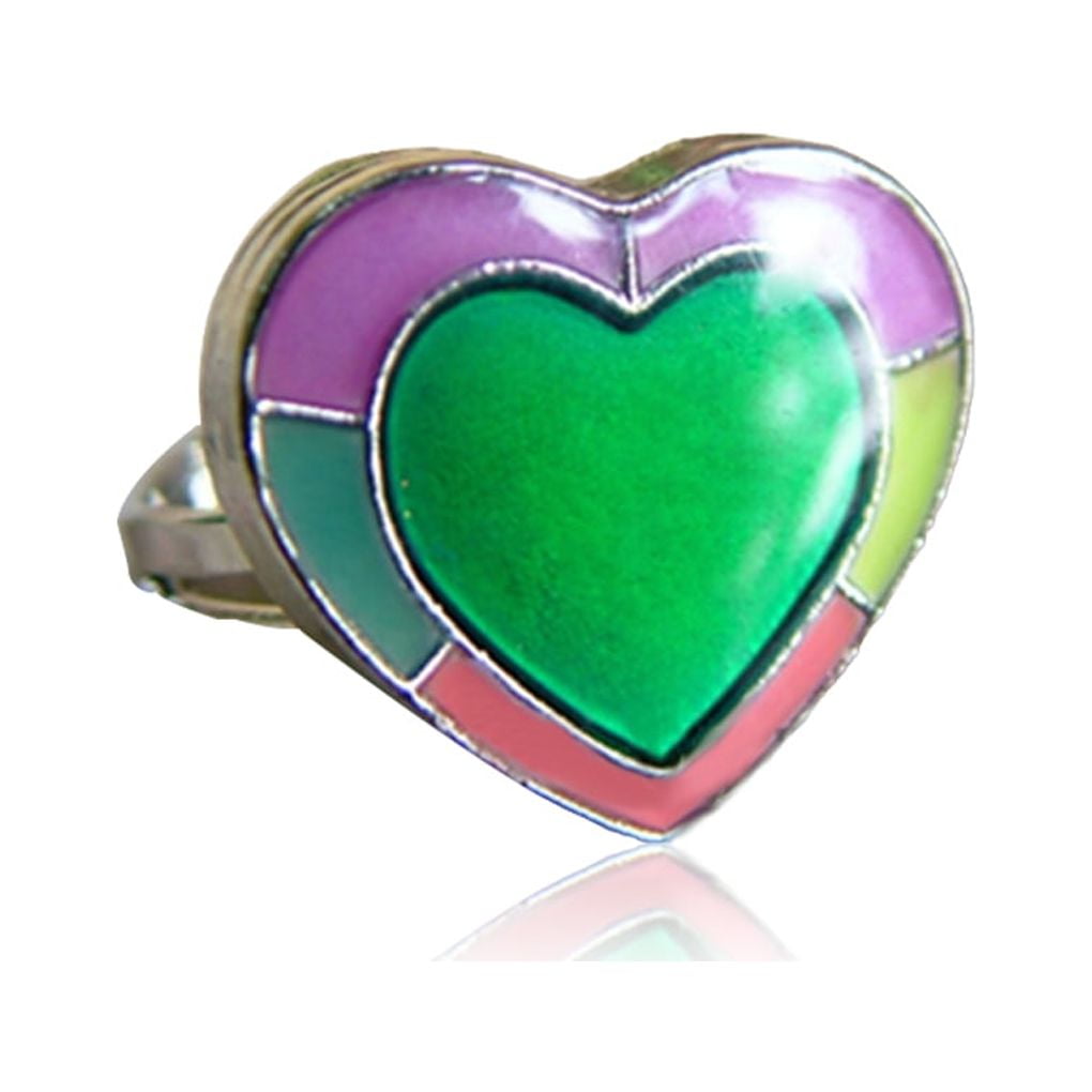 Wrea Mood Rings Color Change Adjustable Temperature Emotion Feeling ...