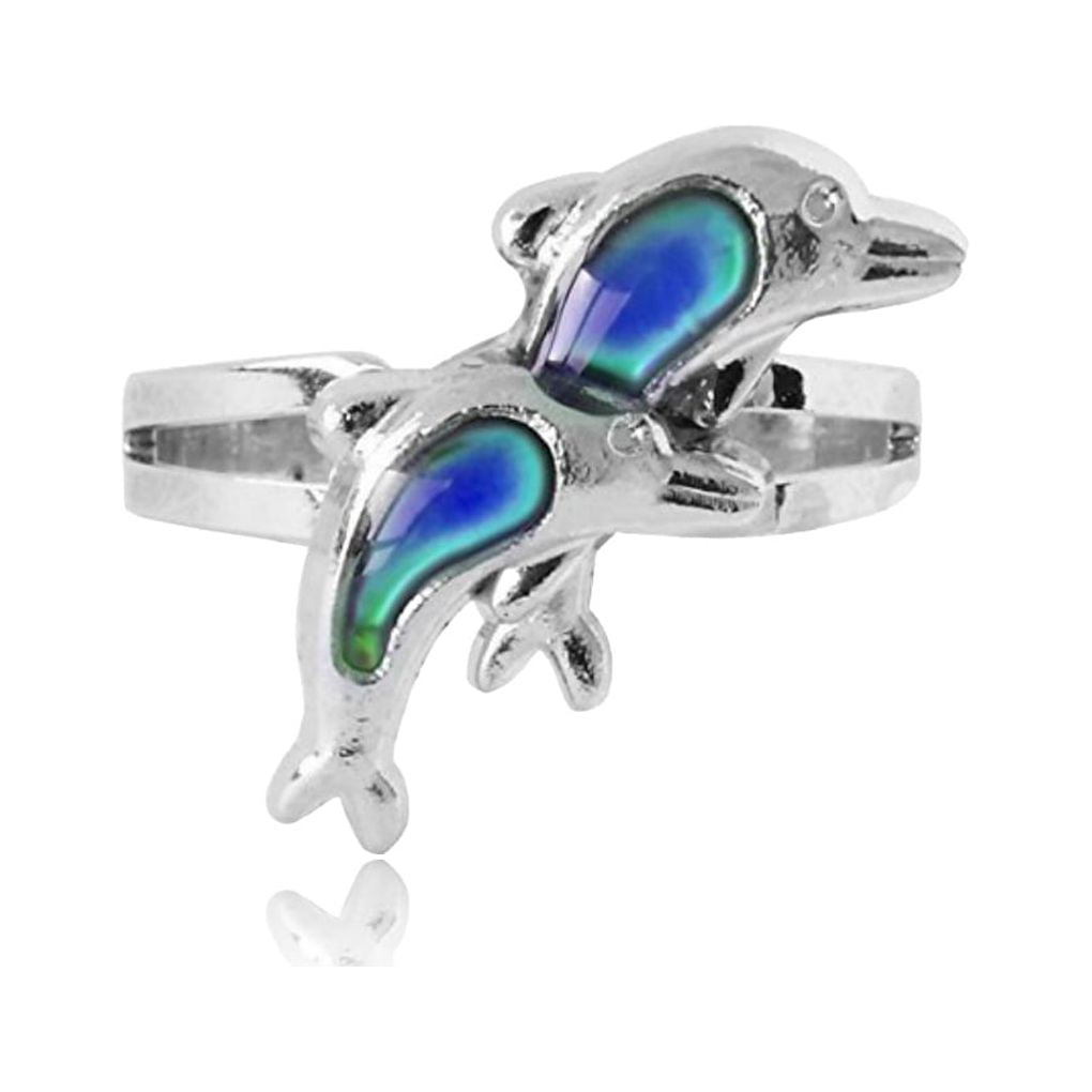 Wrea Mood Rings Color Change Adjustable Temperature Emotion Feeling ...