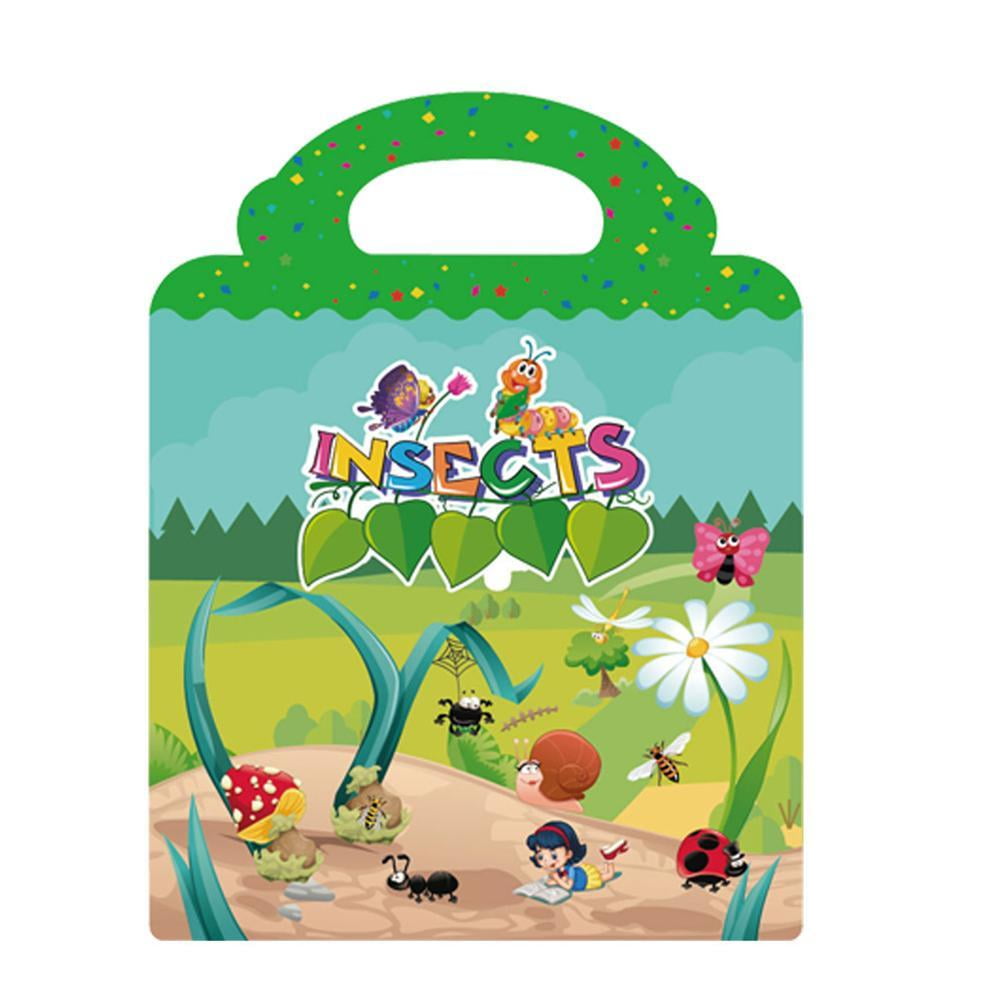 Wrea Reusable Static Sticker Books Window Gel Clings Cute Window Clings ...