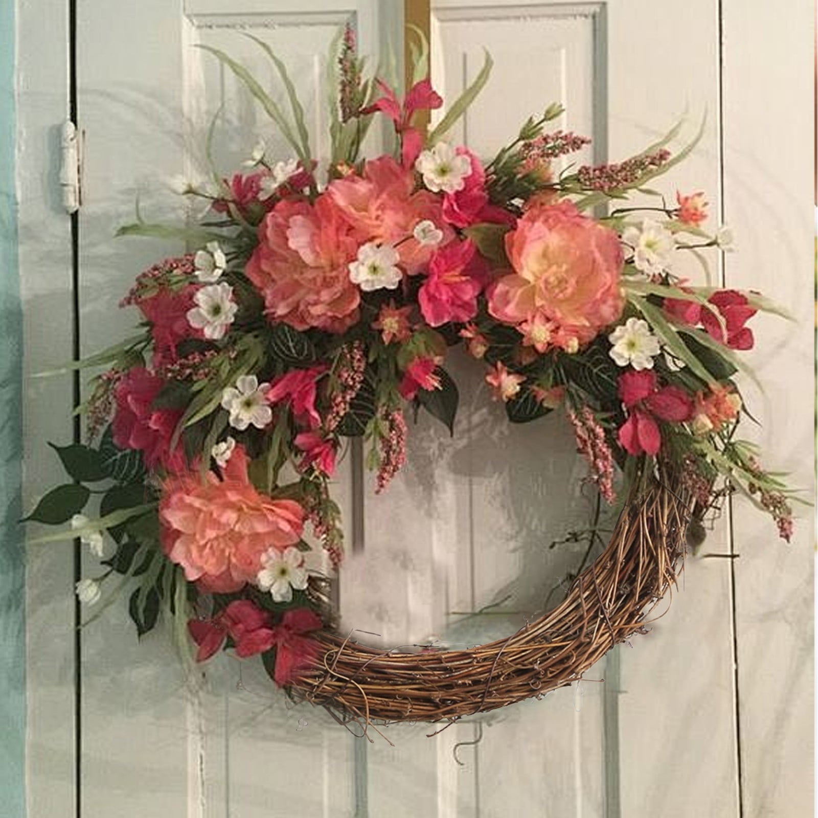 Wreath Christmas Grapevine Weaving Flowers For Leaves The Most Original ...