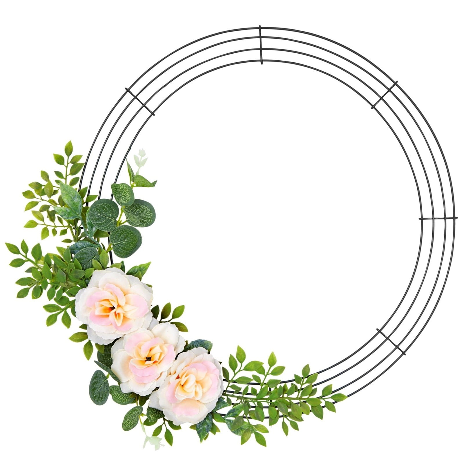 Wreath Frame*1 Promotion Sale! Wire Wreath Frames 16 Inch Metal Floral ...