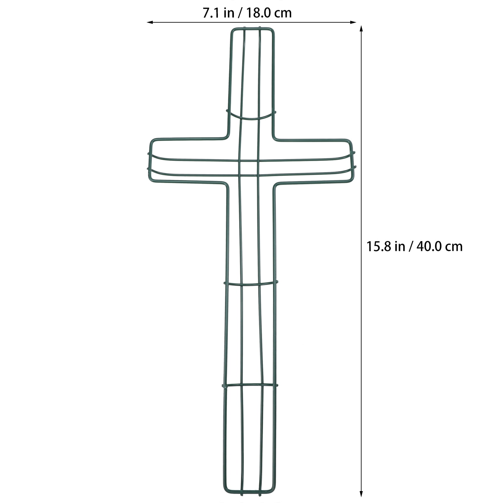 Wreath Frame Wire Metal Floral Making Flower Rack Shaped Form Diy ...