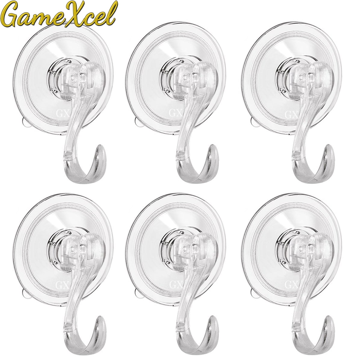 Walmart Heavy Duty Wreath Hanger Suction Cup Hooks, Key Lock, Bathroom ...