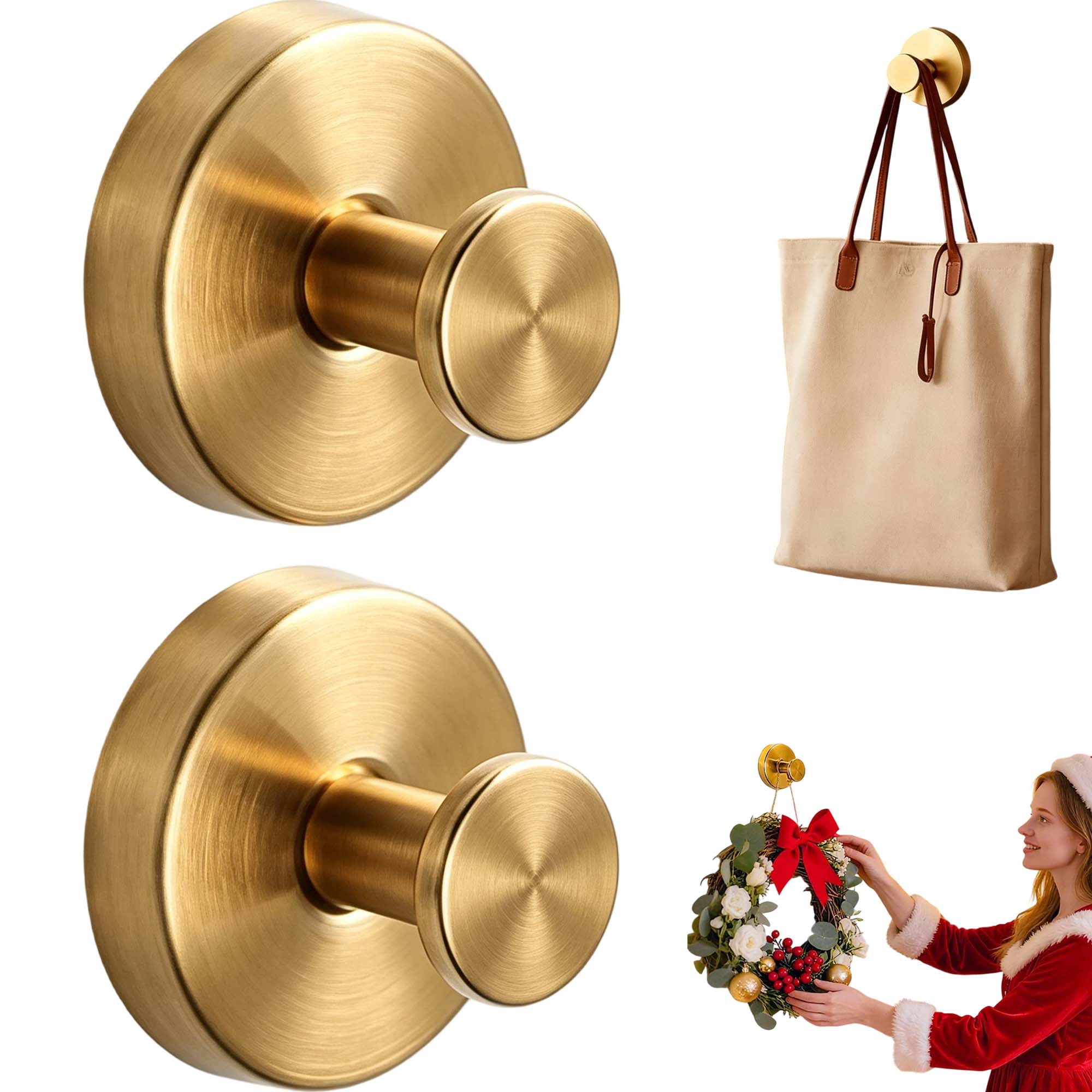 Wreath Hangers for Front Door, Easy Installation, Removable Hook ...