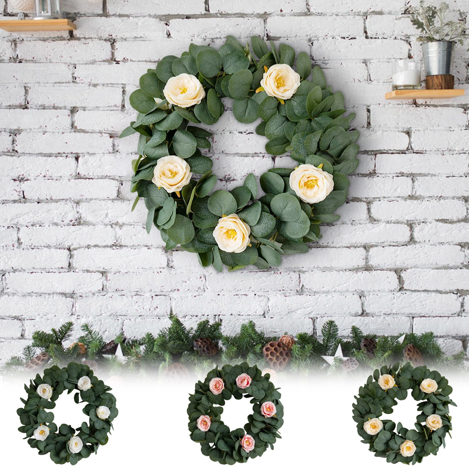 Wreath Home Decor, Wedding Photo Prop, Acrylic Material, Elegant Design ...