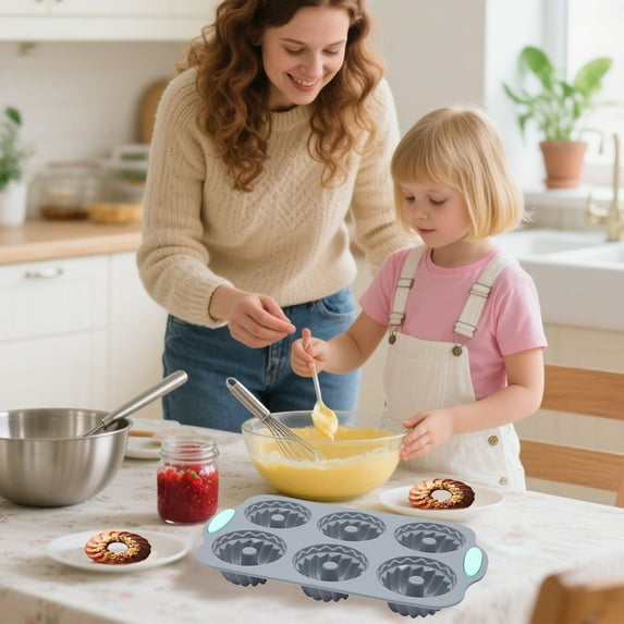 Wreath Ice Holiday Wreath Ice Cubes Festive Silicone Ice Tray Cute 6 ...