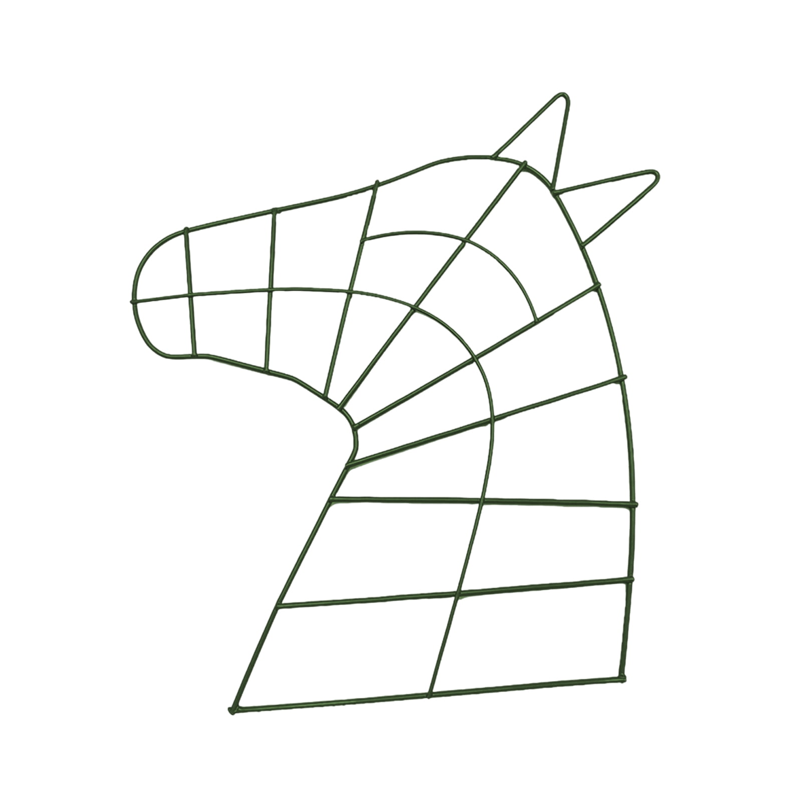 Wreath Making Kit,Horse Head Shaped Wire Wreath Base,Christmas Metal ...