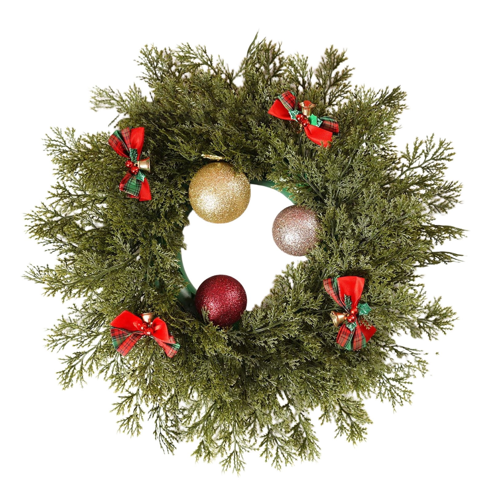 Wreath Realistic Greenery Vine Door Holiday Front Door Hanging Ornament ...