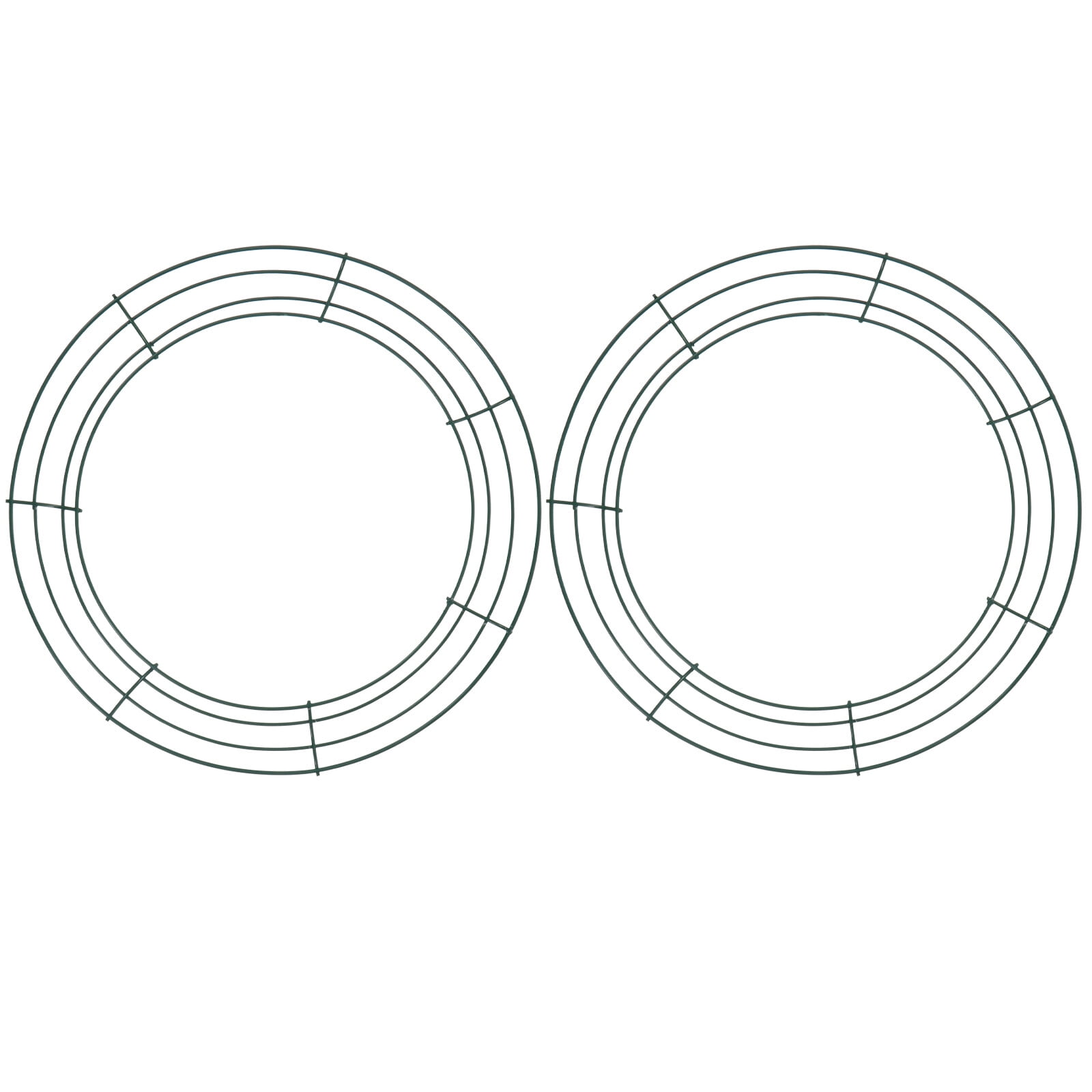 Wreath Round Frame Metal Wire Iron Hoop Rings Floral Macrame Home ...