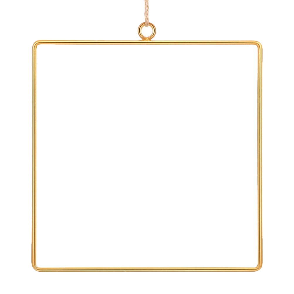 Wreath Wedding Garland Frames Delicate Metal Ring Decor Gold Multi ...