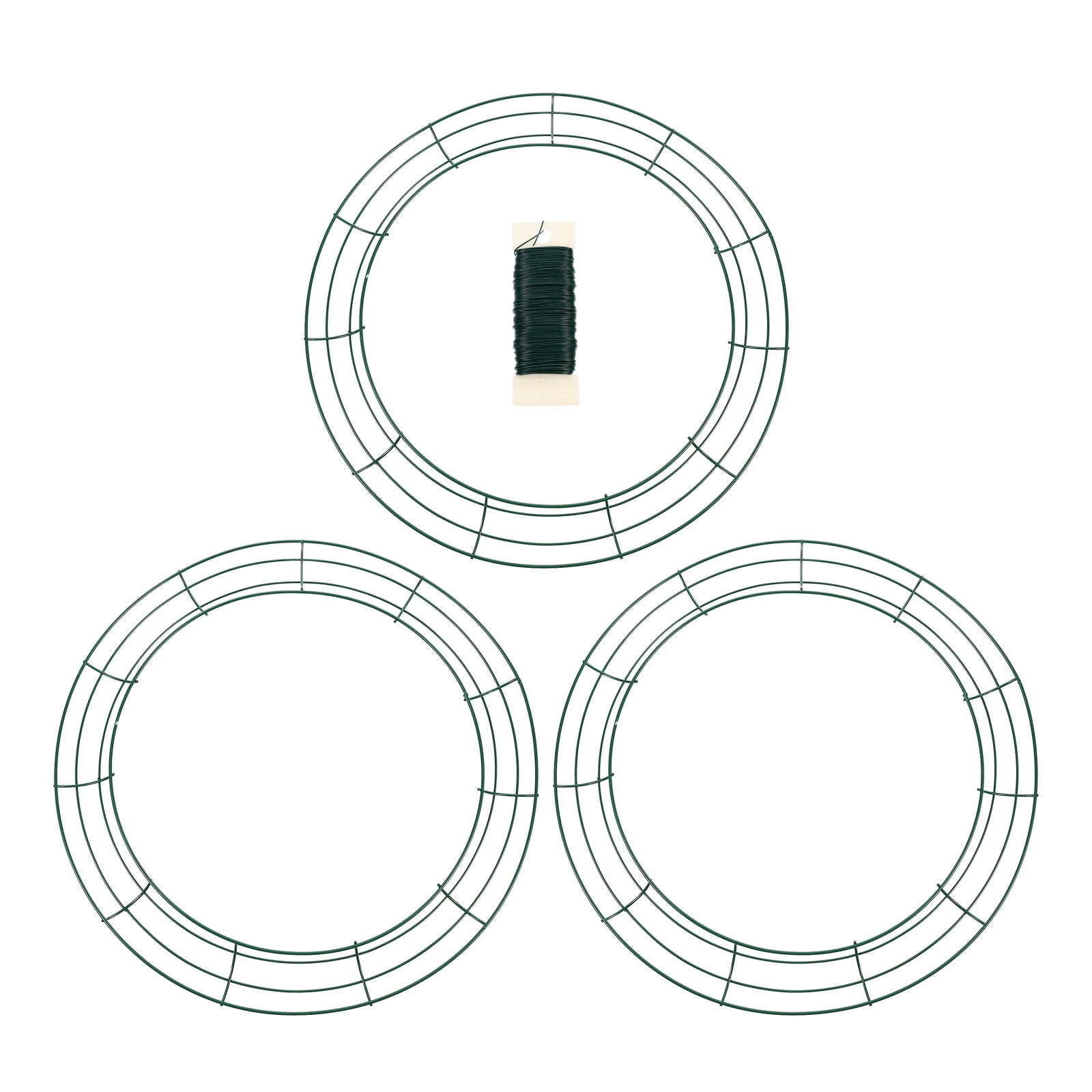 Wreath Wire Metal Ring Frame Round Floral Rings Hoop Making Crafts ...