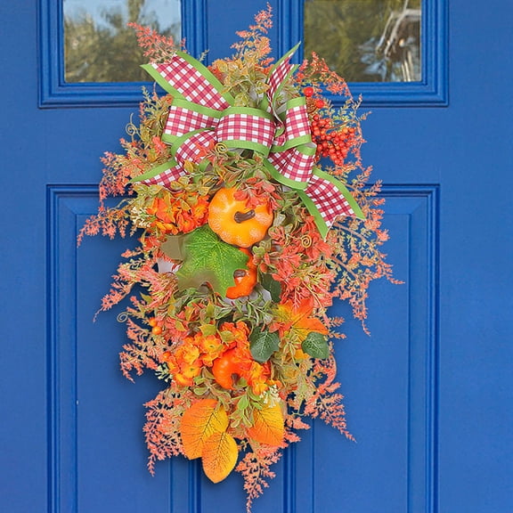 Candy Corn Wreath