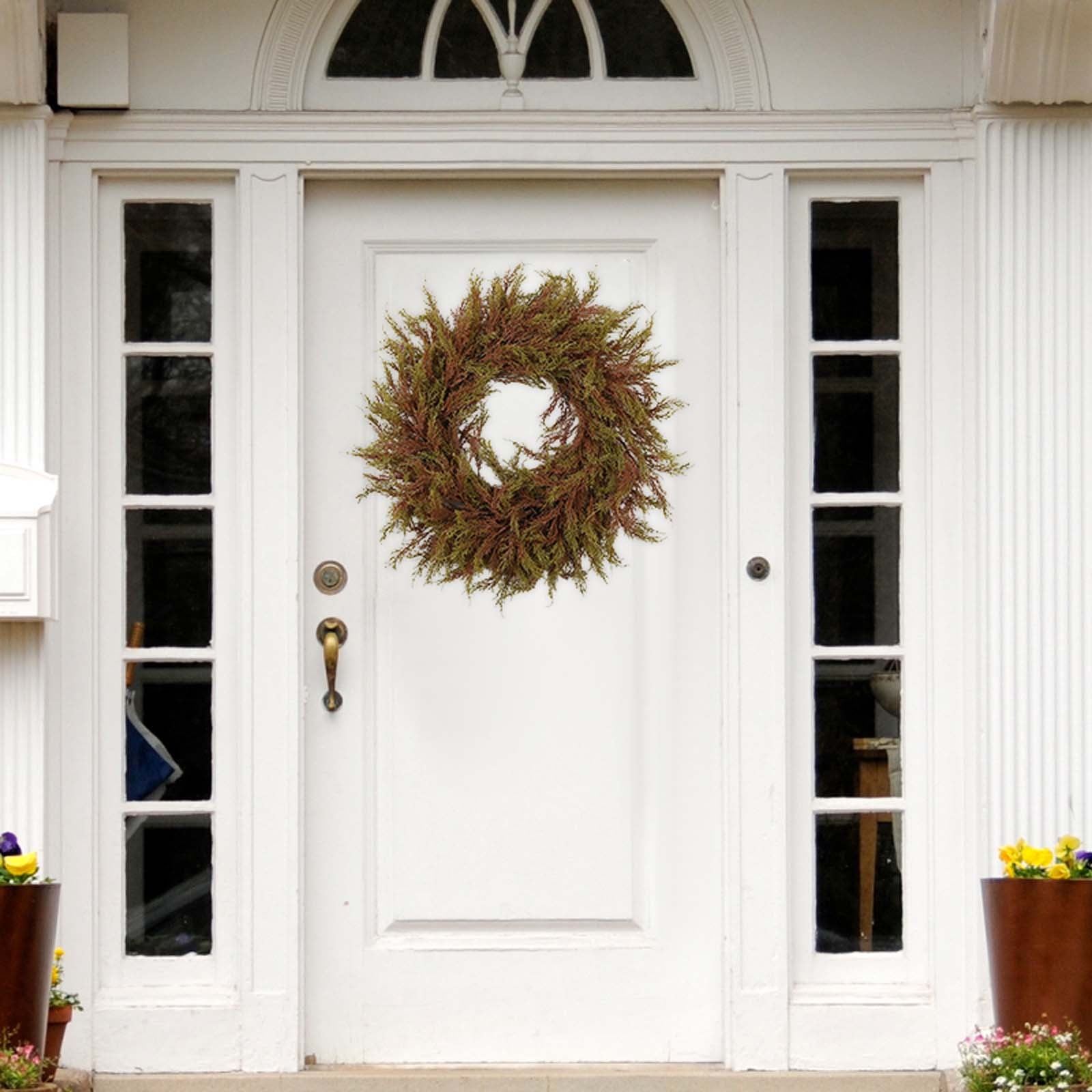 Wreaths for Front Door Realistic ,Fall Wreaths for Front Door Outside ...