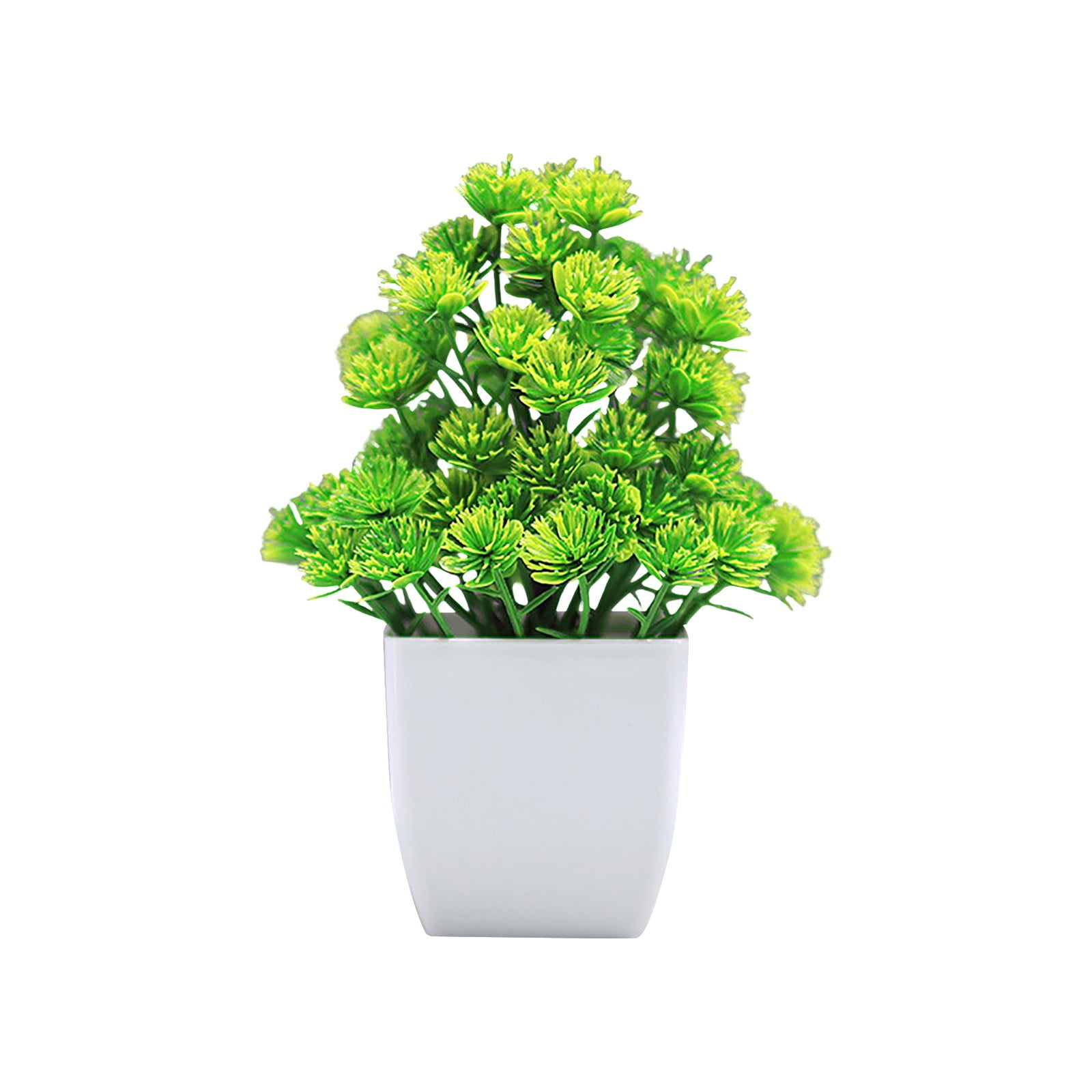 Wreaths Wreaths For Front Door Artificial Fern Plant In White Pot, Lifelike Greenery For Home ...
