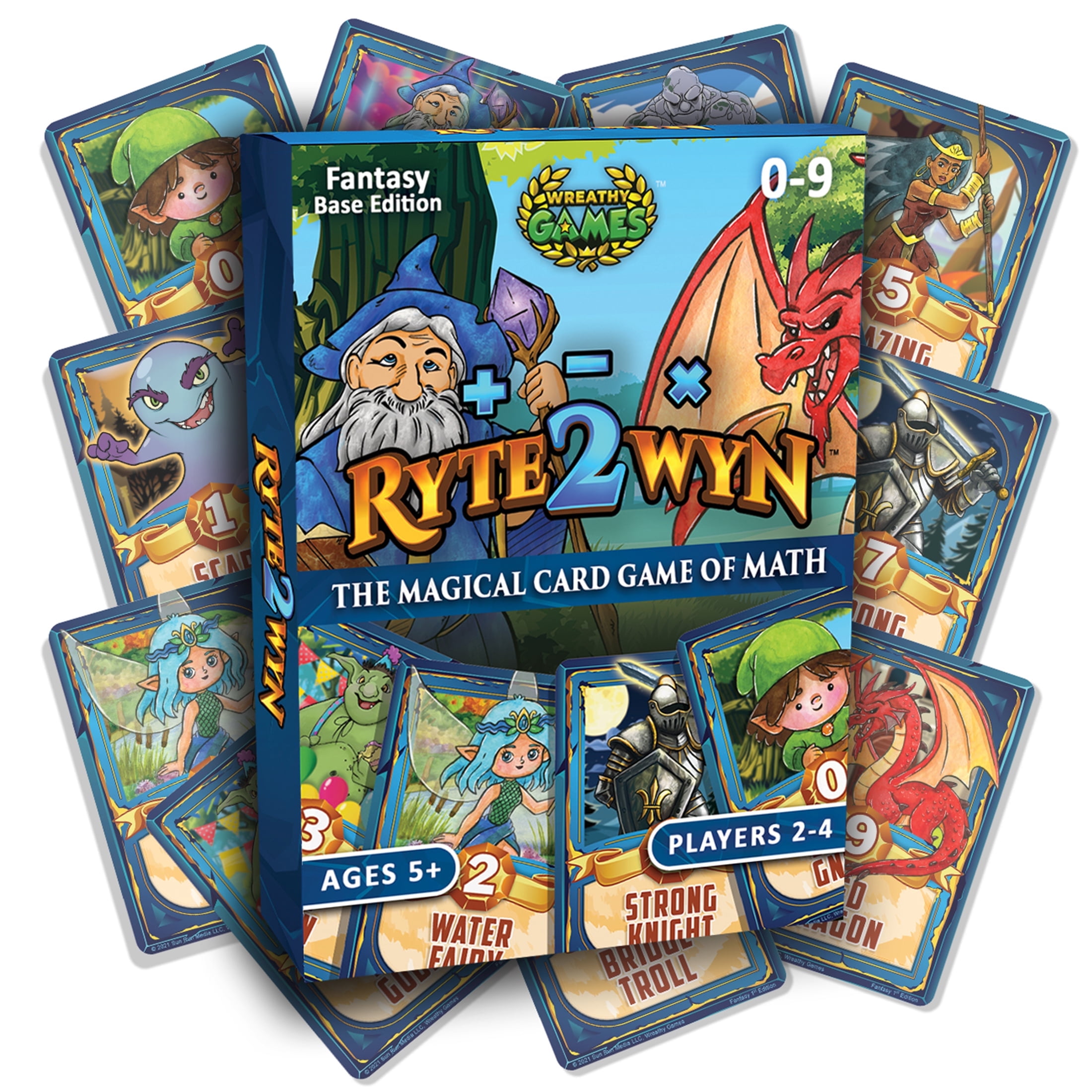 Wreathy Games® Ryte2Wyn - The Magical Card Game of Math - Practice ...