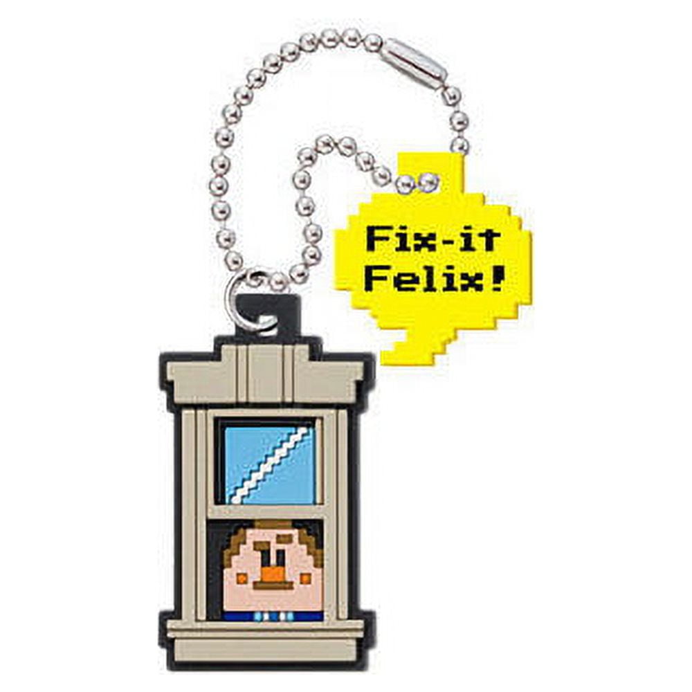 Wreck-It Ralph 8bit Nicelanders Gene Mini PVC Keychain - Walmart.com