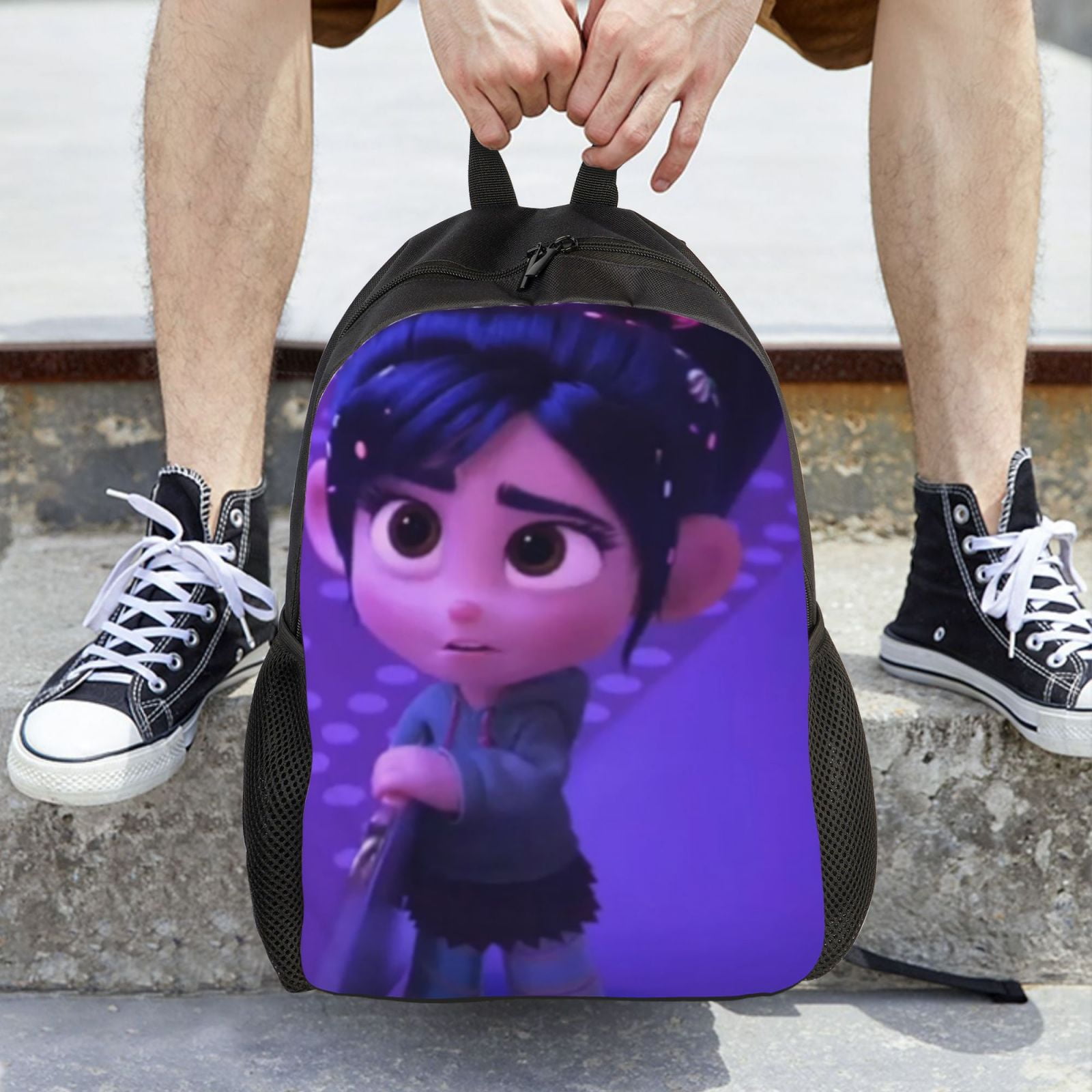 Wreck-It Ralph Anime Backpack Travel Bag 3d Printing Casual Daypack ...