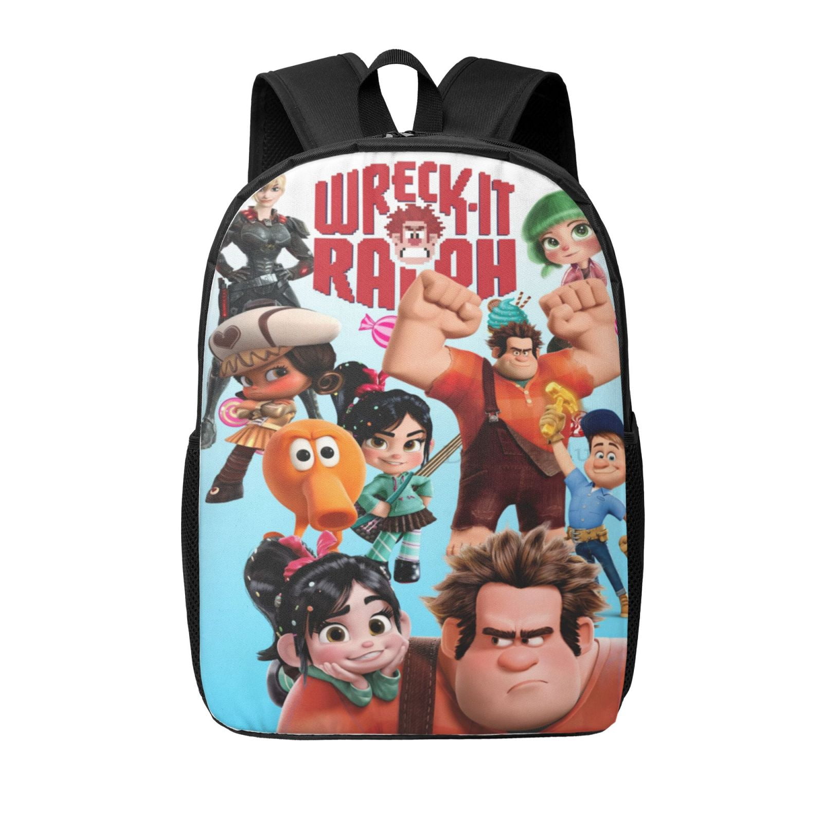Wreck-It Ralph Backpacks 17 Inch Cartoon College School Laptop Bag ...