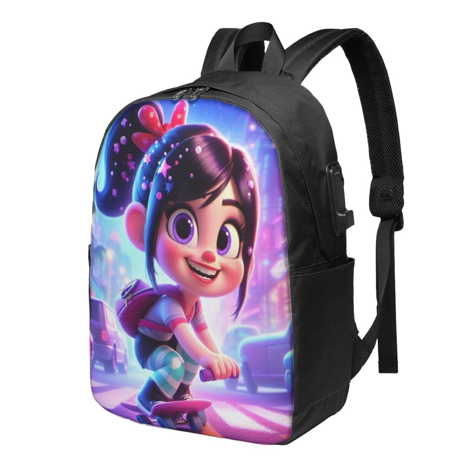 Wreck-It Ralph Backpacks 17 Inch Cartoon School Laptop Bag Bookbag with ...