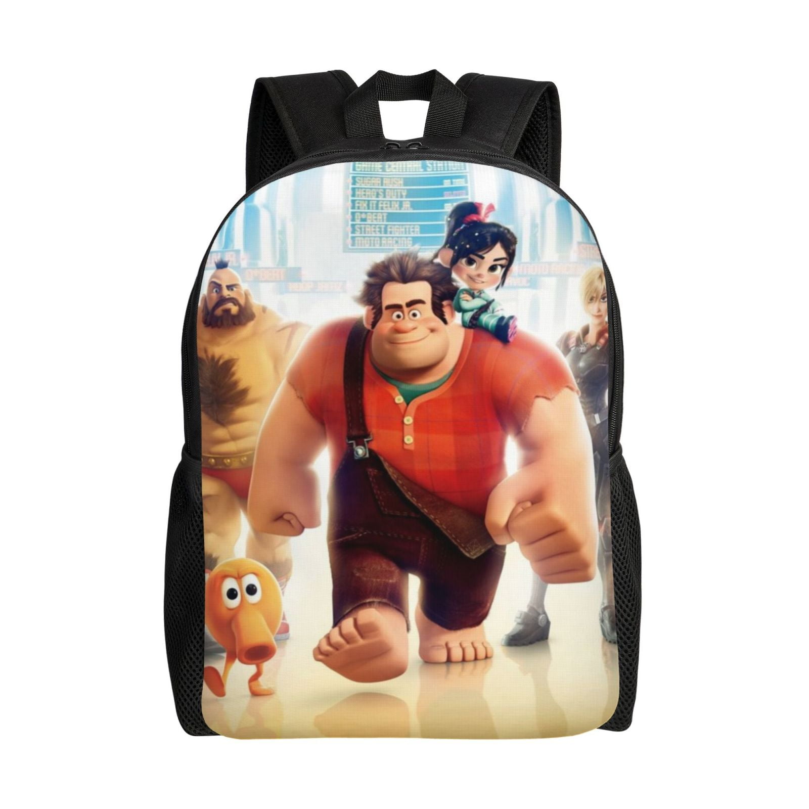 Wreck-It Ralph Backpacks Bookbag Casual Daypack Backpacks for Travel ...