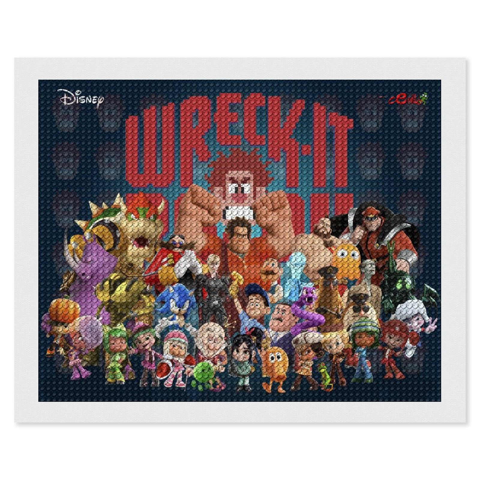 Wreck-It Ralph Diamond Art Kits for Adults 5D Diamond Art Kit Paint by ...