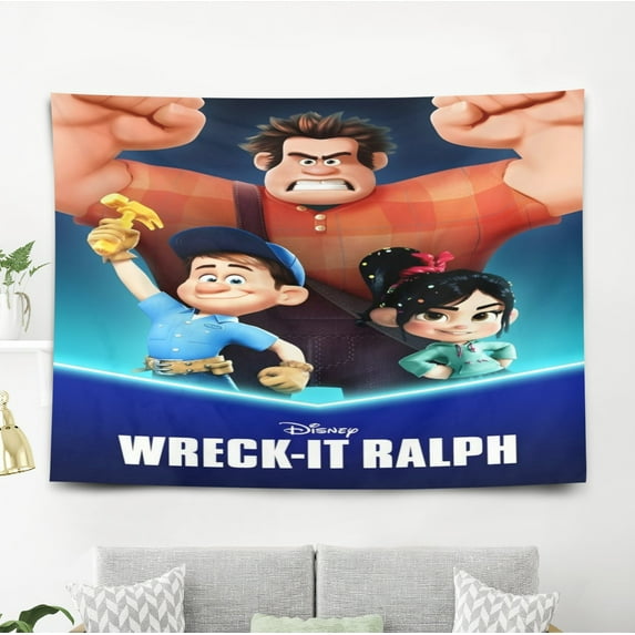 Wreck-It Ralph Flushing Tapestry - Horizontal（60"x40"） - Walmart.com