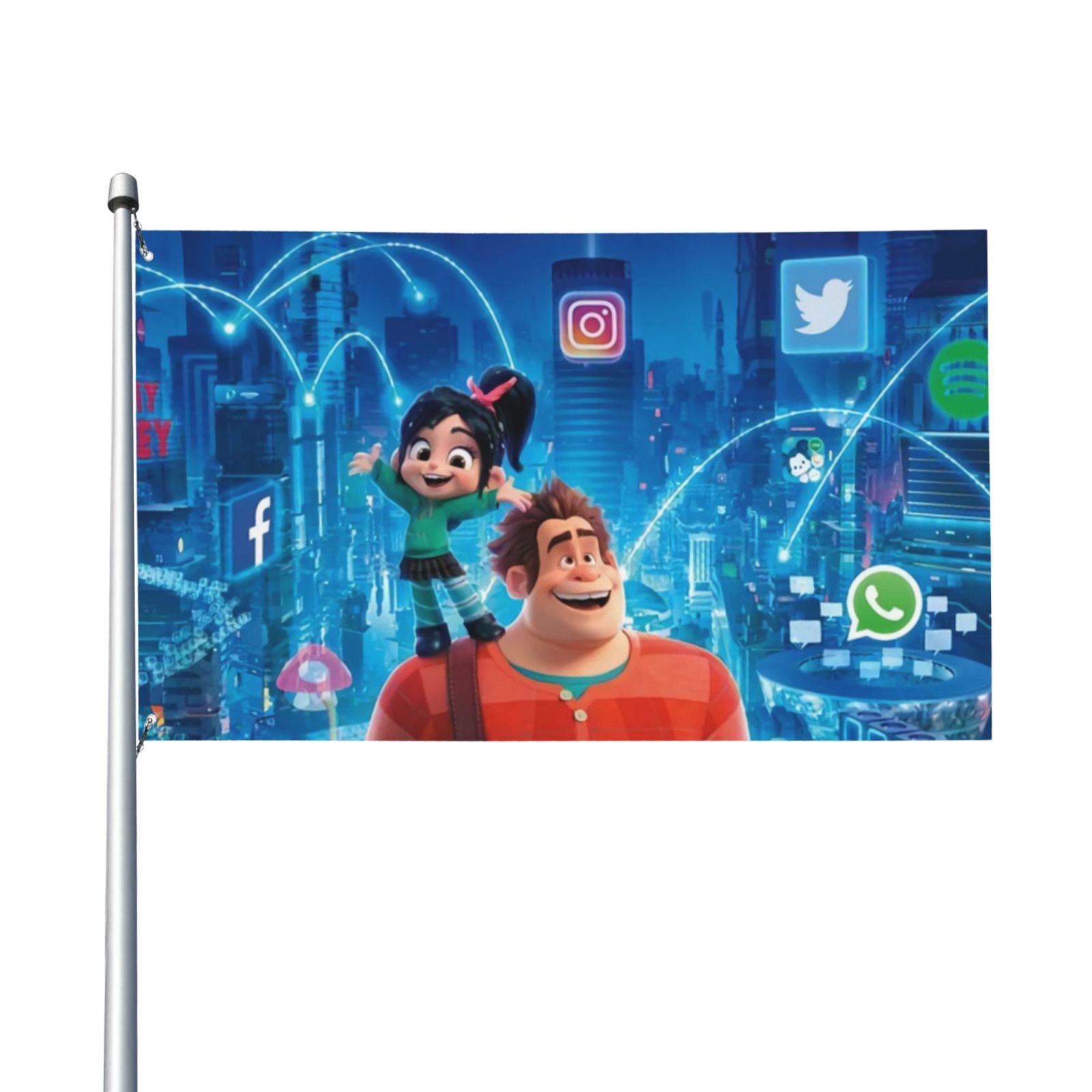 Wreck-It Ralph Garden Flag 3x5 Feet Indoor Decoration Flag Outdoor ...