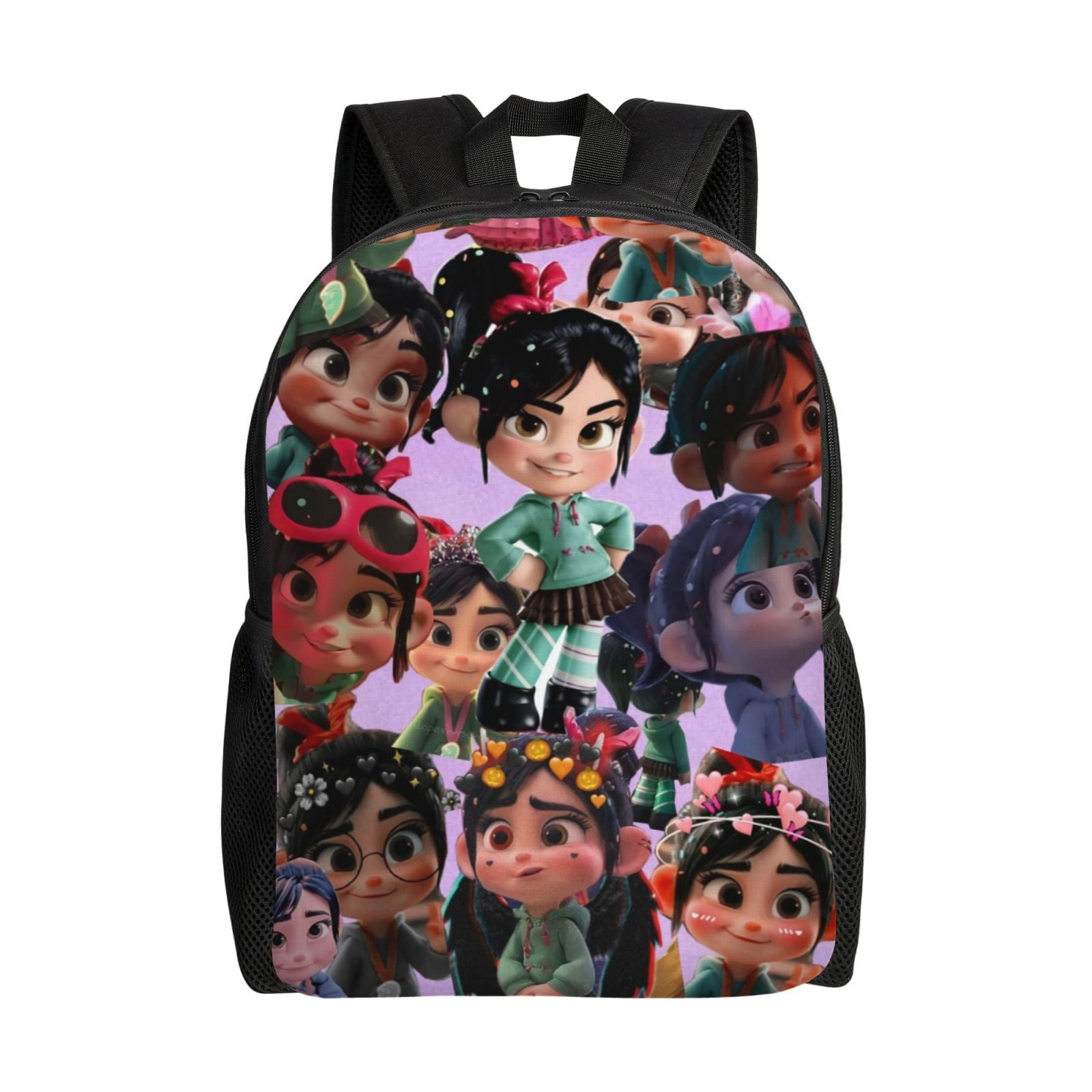 Wreck-It Ralph Laptop Backpacks 16 Inch Cartoon College School Bag ...