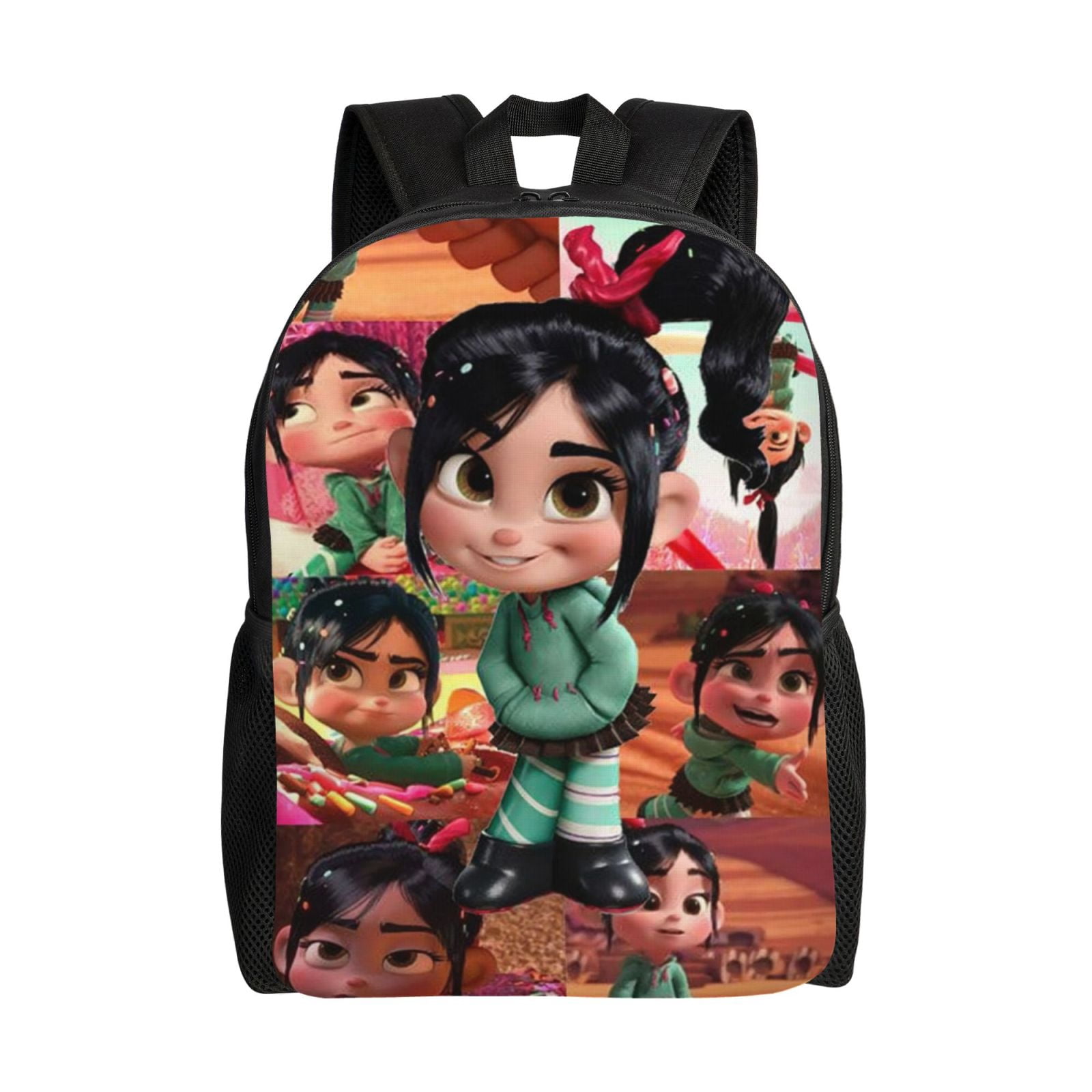 Wreck-It Ralph Laptop Backpacks 16 Inch Cartoon College School Bag ...