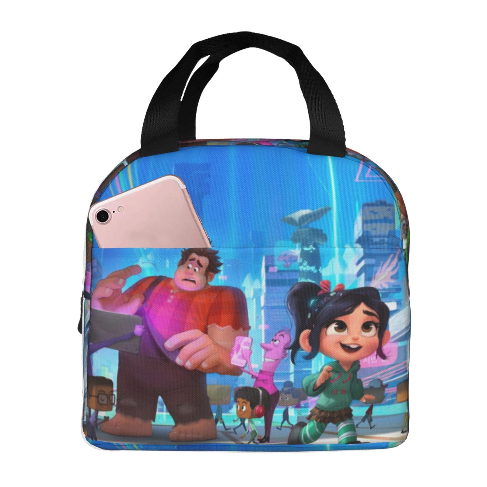 Wreck-It Ralph Lunch Bag, Insulated Lunch Box Large Capacity Reusable ...