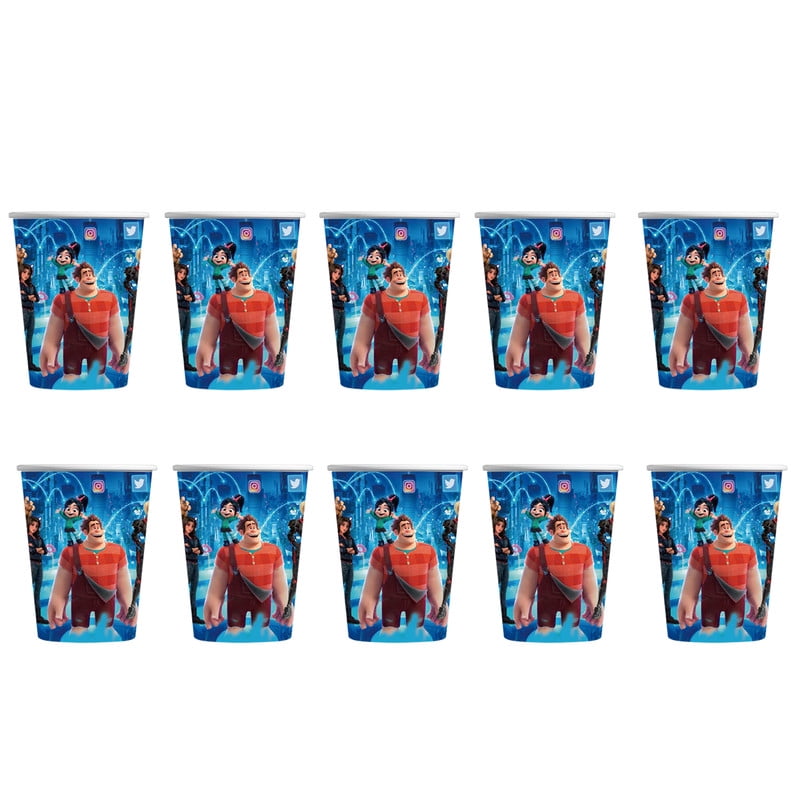 Wreck-It Ralph Party Supplies Cups Birthday Tableware Disposable Paper ...