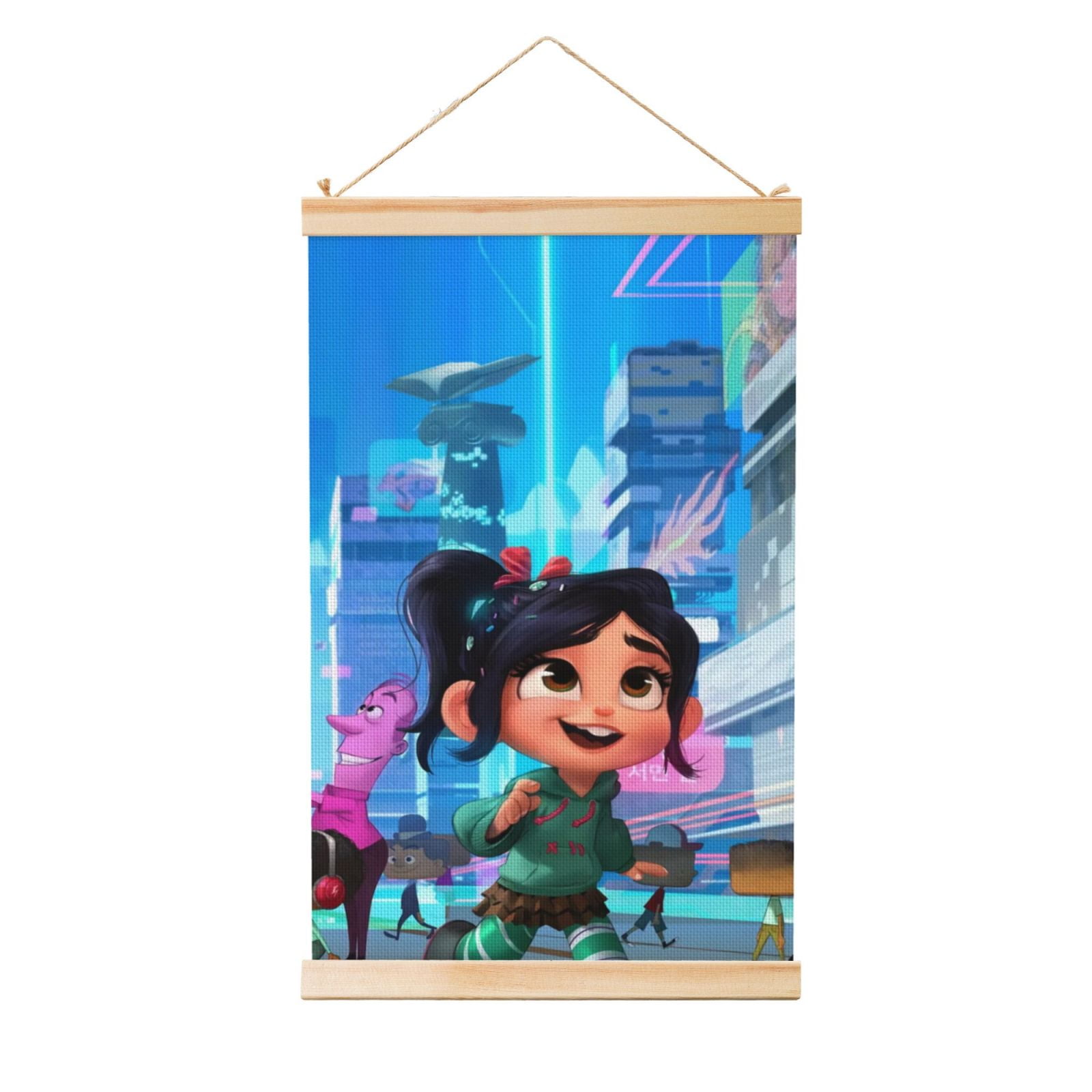 Wreck-It Ralph Posters Wall Hanging Wooden Shaft Poster Wall Art ...