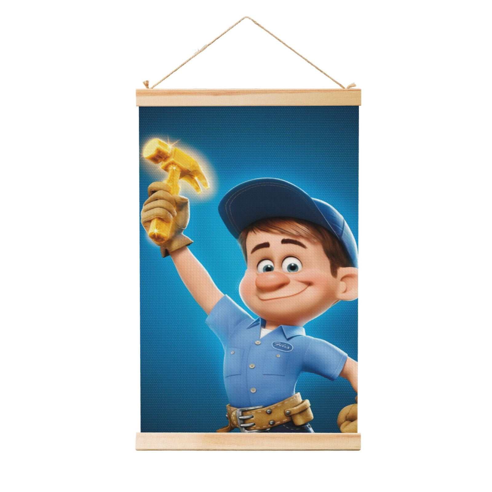 Wreck-It Ralph Posters Wall Hanging Wooden Shaft Poster Wall Art ...