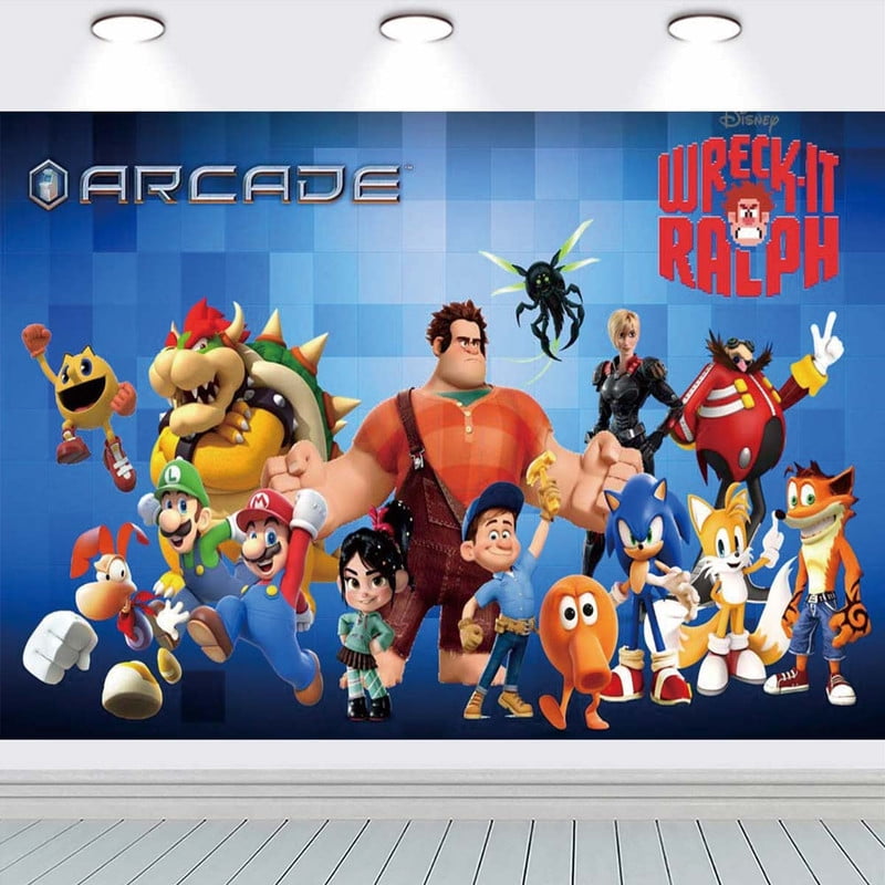 Wreck It Ralph Taspestry Wall Decor Backdrop Banner Party Supplies ...