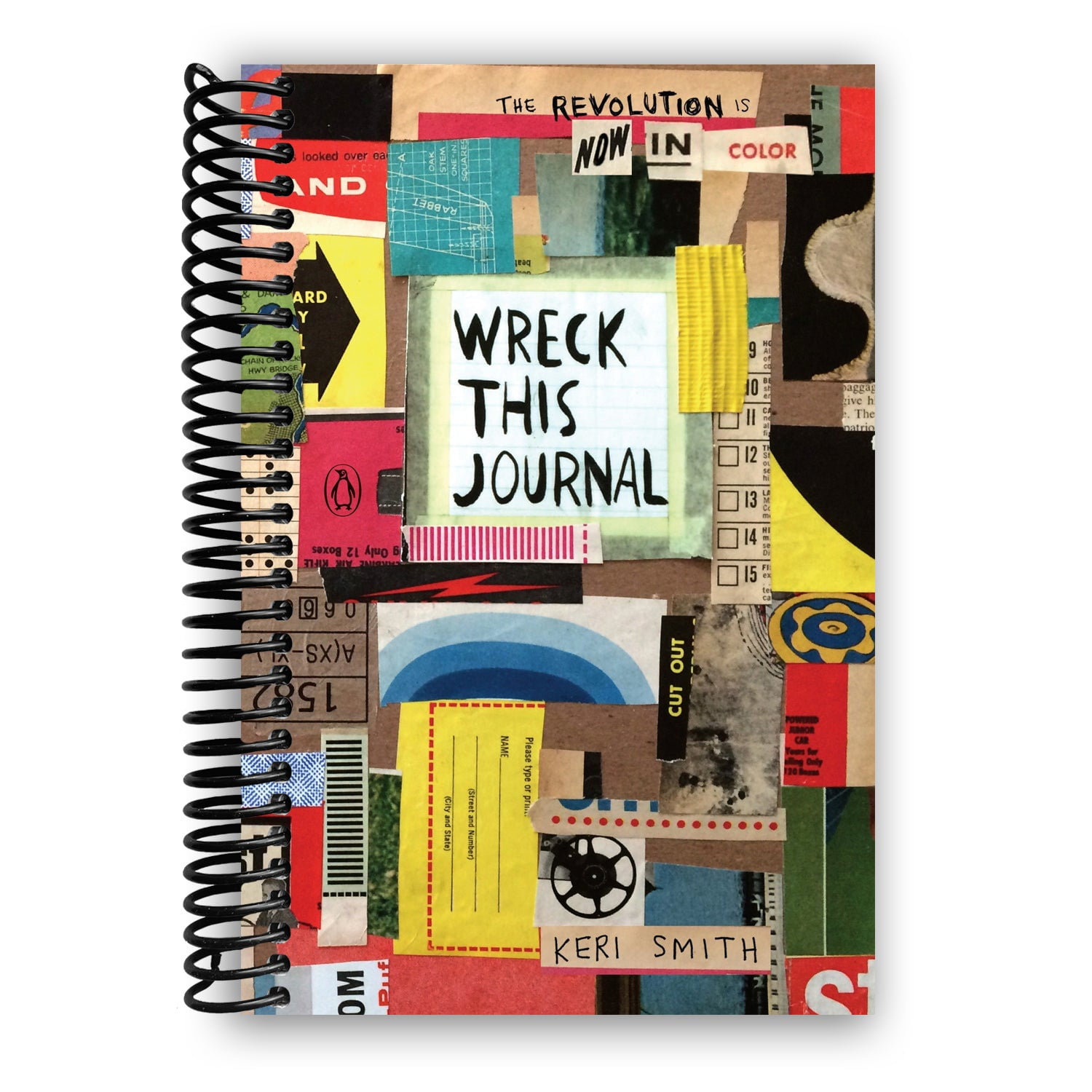 Wreck This Journal: Now in Color (Spiral Bound) - Walmart.com