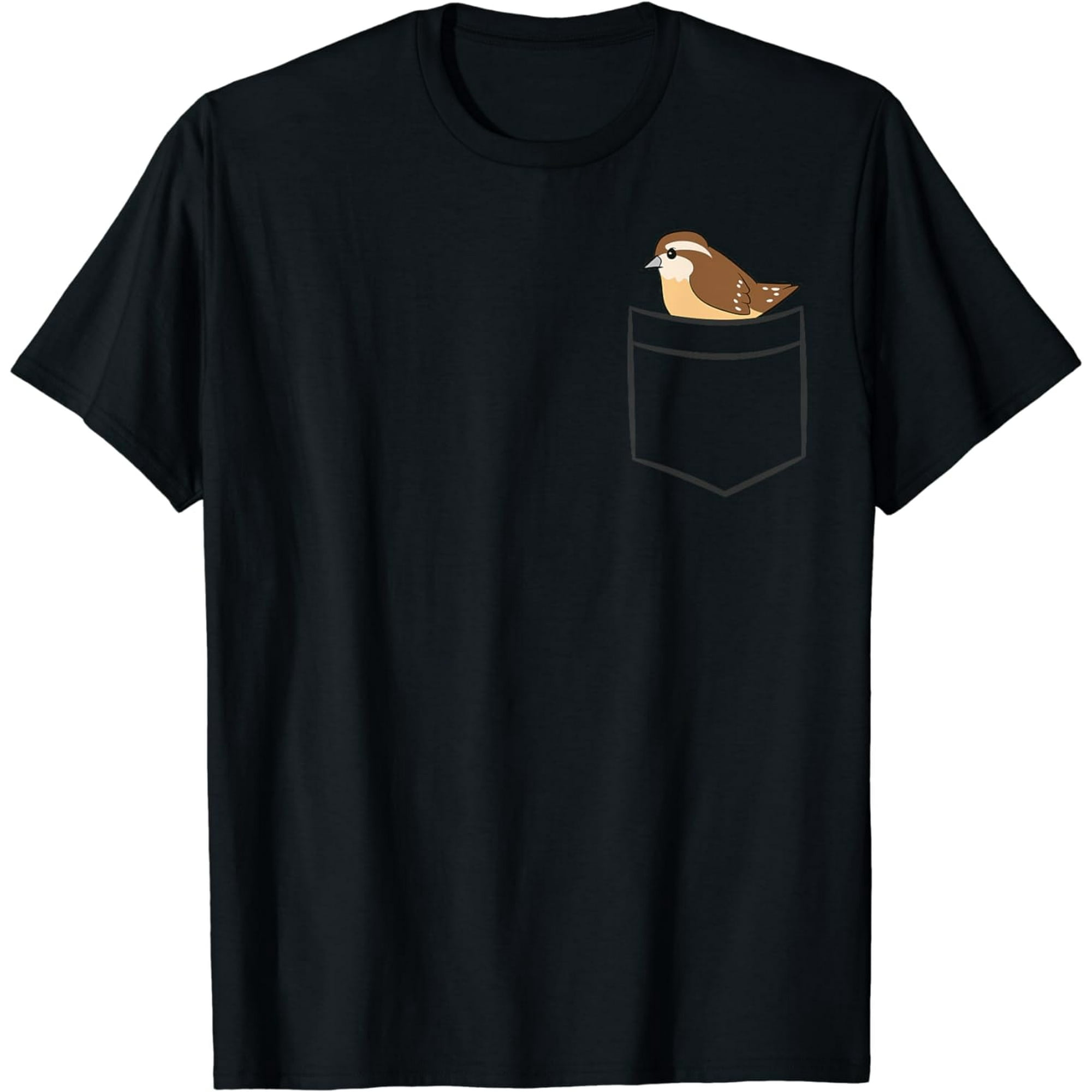 Wren Bird In a Pocket Cute Pocket Wren T-Shirt - Walmart.com