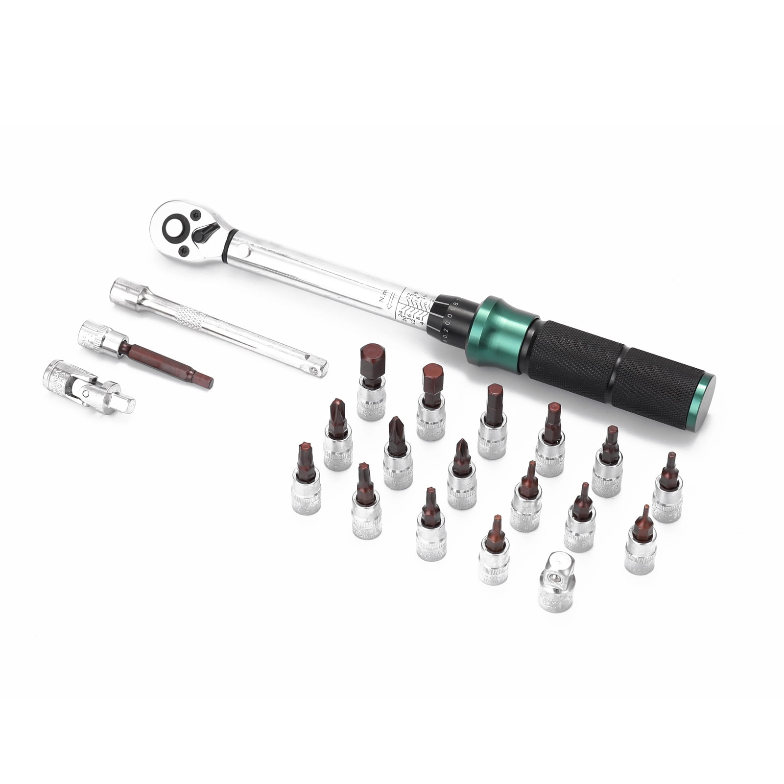 Wrench,Auto S With Quick Portable Adjustable Torque Wrench 21 Pcs ...