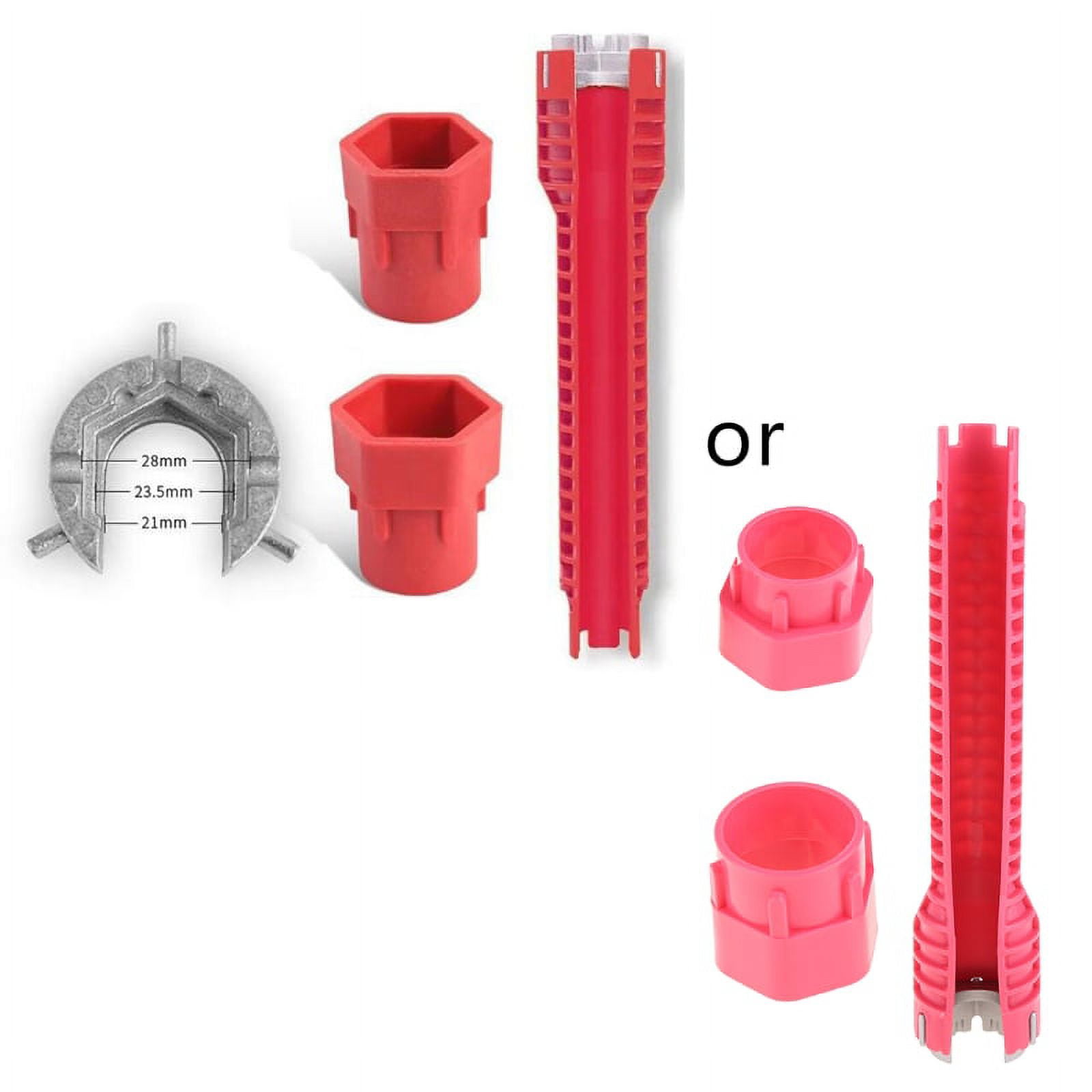 Wrench Faucet Sink Installer for Supply Nuts/Shut off Valves/Strainer Baskets/Supply Line Nut ...